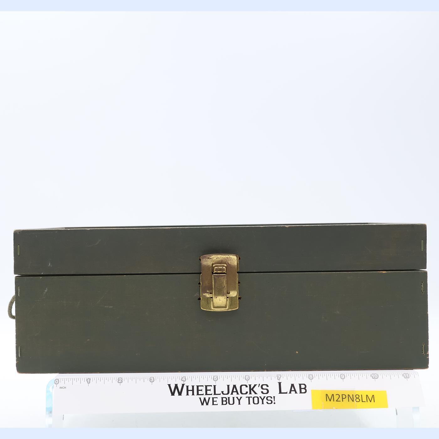 Wooden Footlocker Foot Locker W/Gear Tray 1964 GI Joe ARAH Hasbro ...