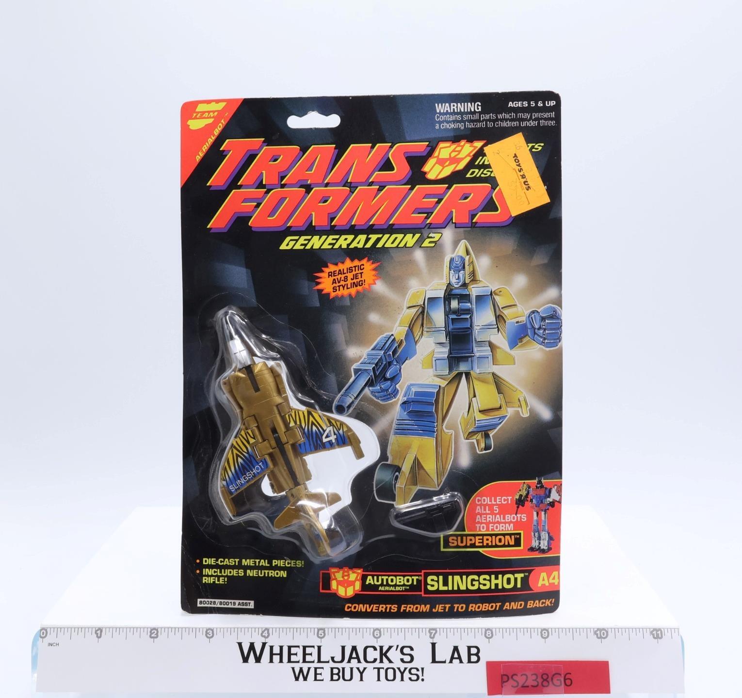 Slingshot Aerialbot Autobot G2 Transformers 1993 Hasbro Figure NEW MOSC SEALED - Wheeljack's Lab