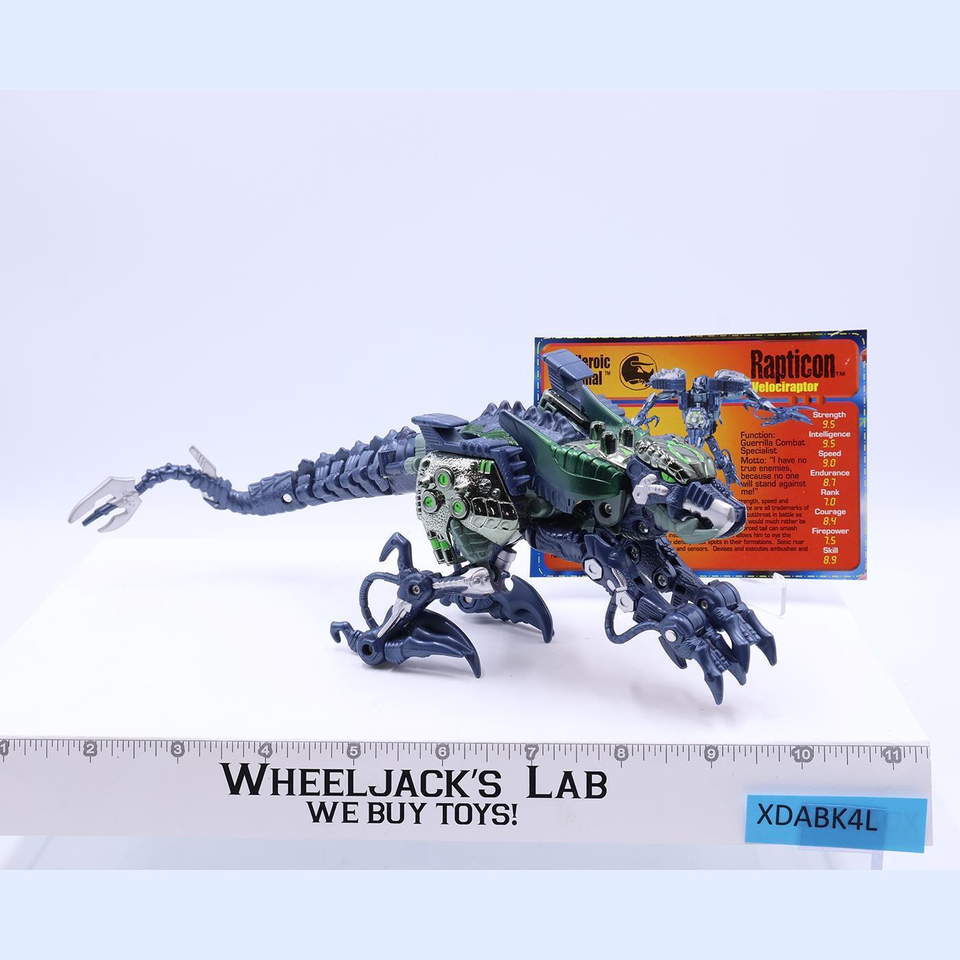 Rapticon Deluxe Dinobots Beast Machine Transformers 100% Complete 2000 ...