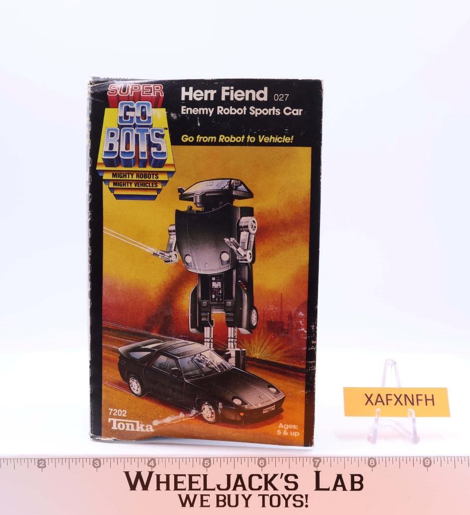 Herr Fiend 100% Complete W/Box 1984 Super Gobots Go-Bots Bandai Tonka ...
