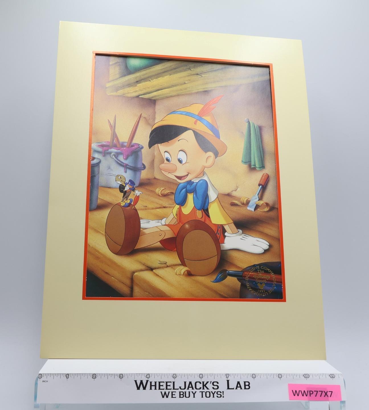 Pinocchio Exclusive Commemorative Lithograph 1993 Walt Disney 16x12 ...