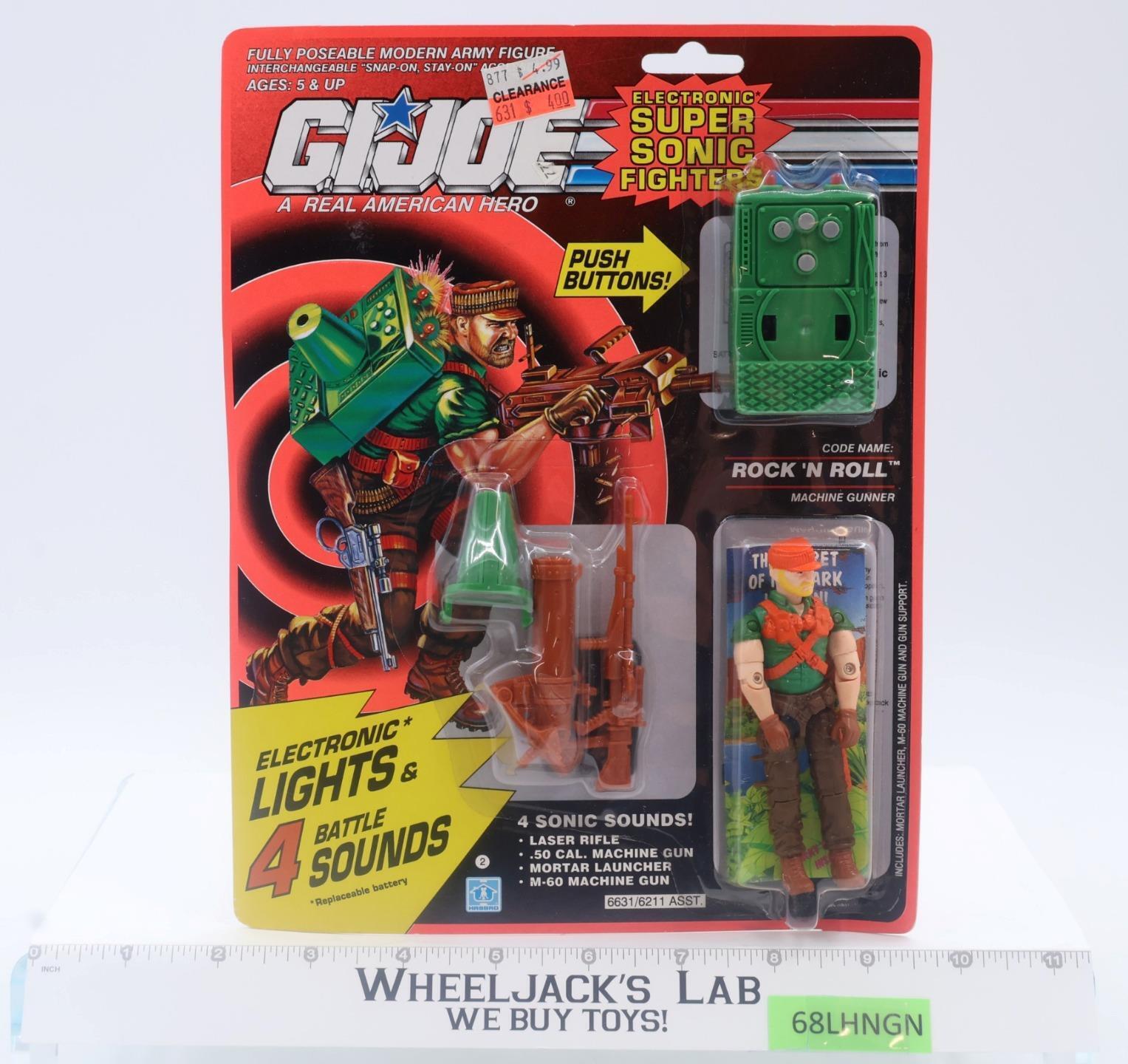 Rock 'N Roll GI Joe Sonic Fighters 1990 Hasbro Action Figure NEW MOSC ...