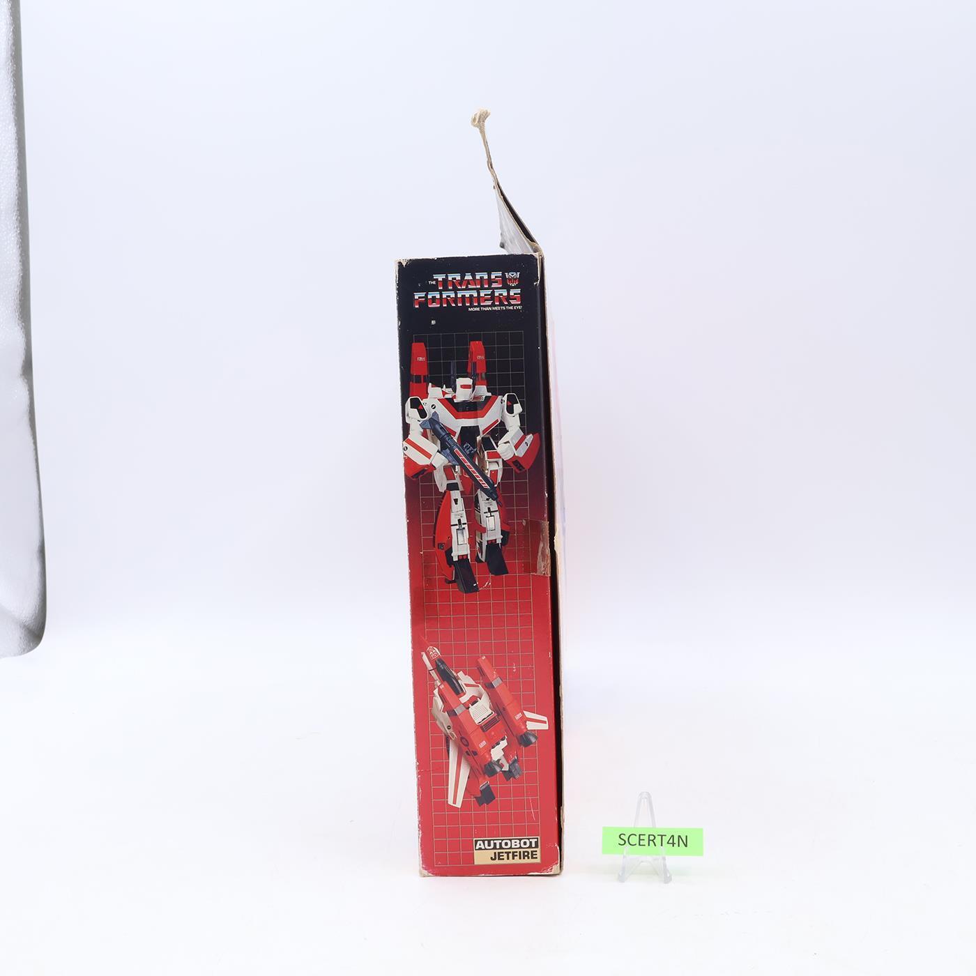 Jetfire 100% Complete W/BOX & INSERT 1985 G1 Transformers 1985 Vintage ...