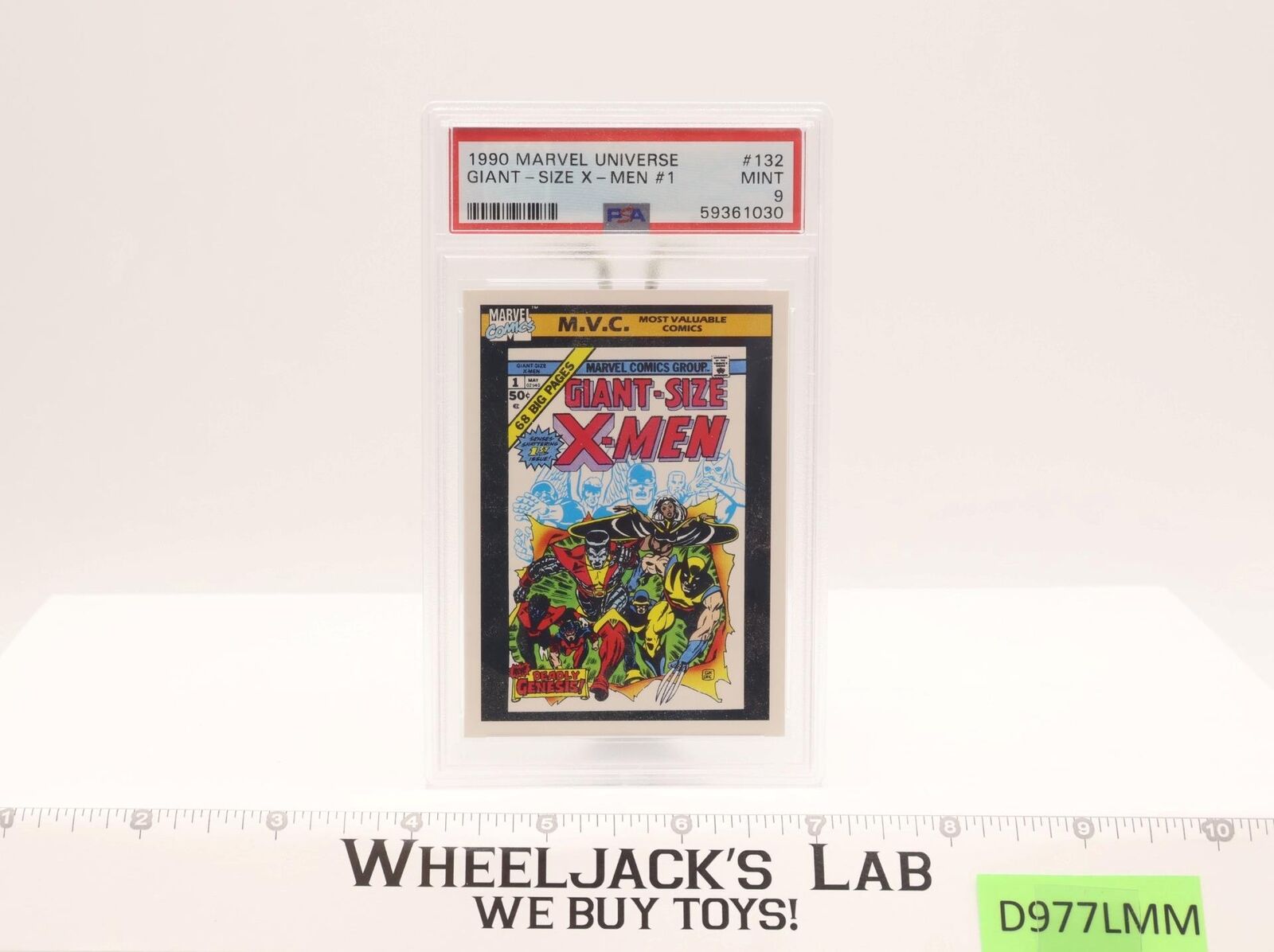 Giant Size X-Men #1 PSA GRADED 9 Marvel Comics 1990 Impel Trading Card ...