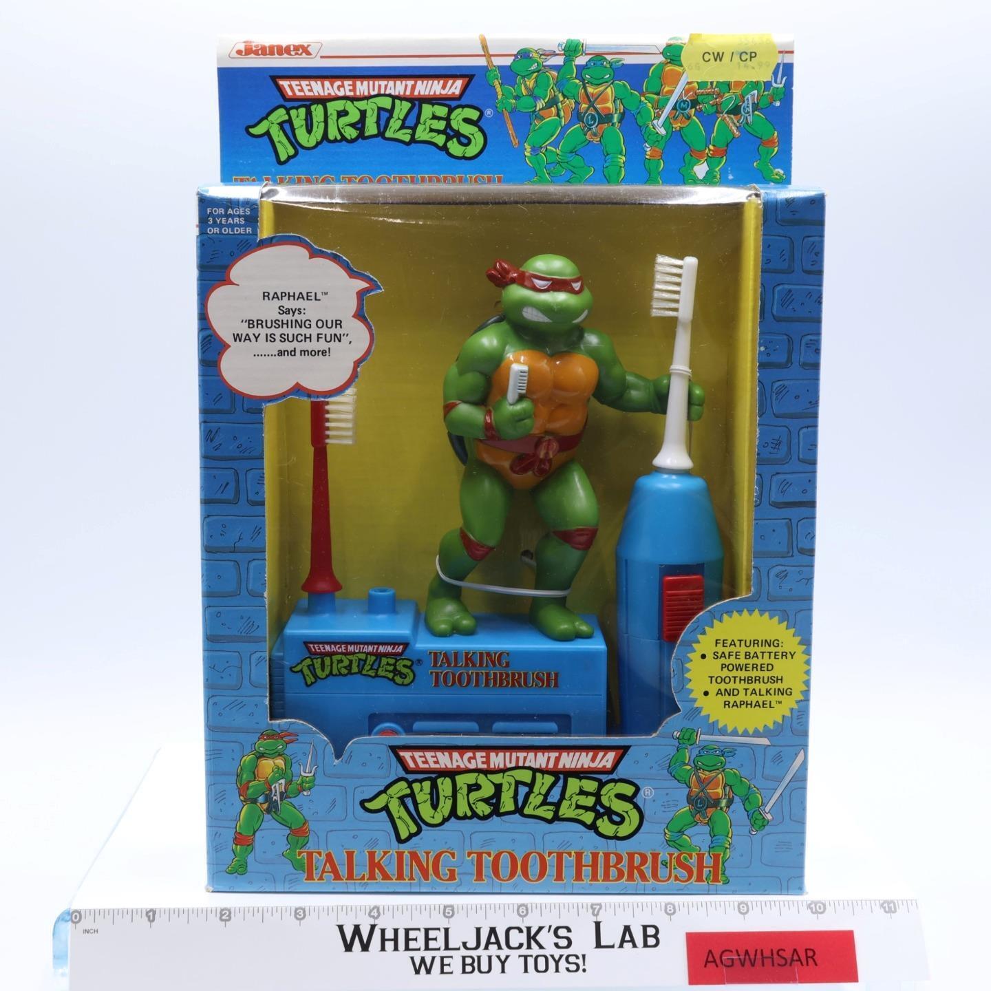 Raphael Talking Toothbrush Teenage Mutant Ninja Turtles 1989 Mirage NEW ...