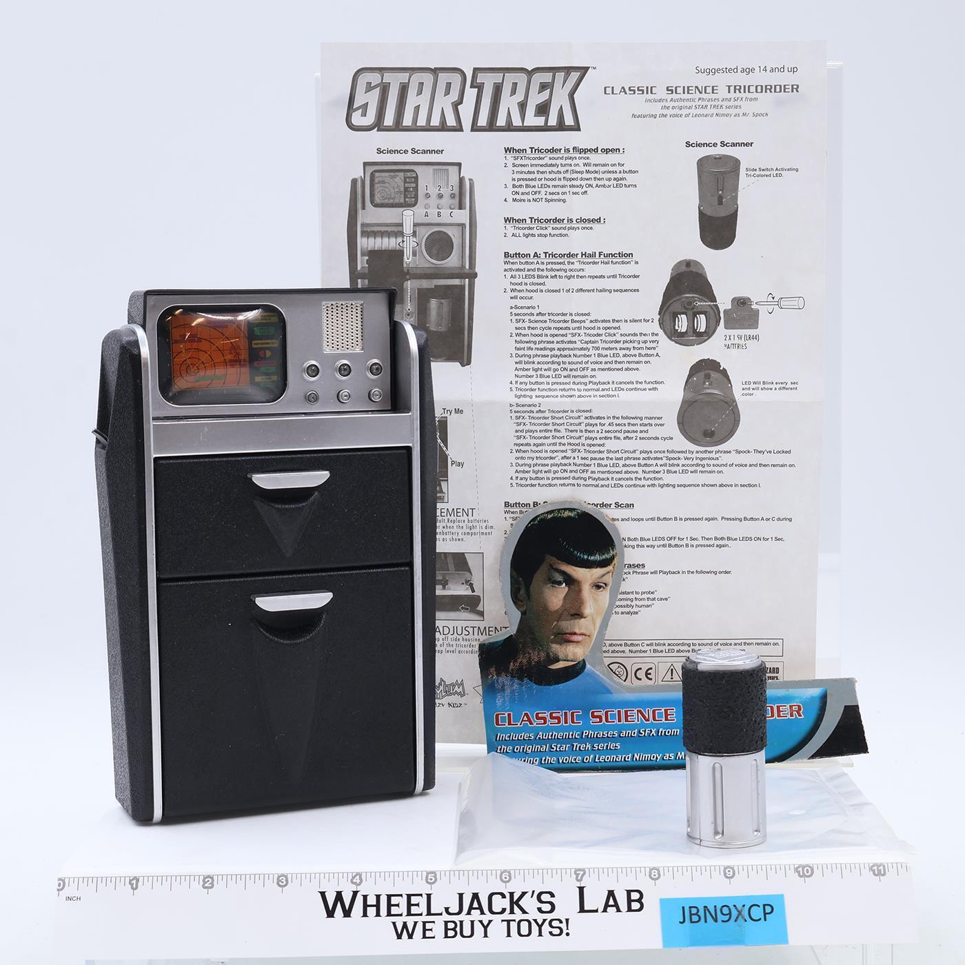 Classic Science Tricorder & Science Scanner Star Trek 2002 Diamond ...