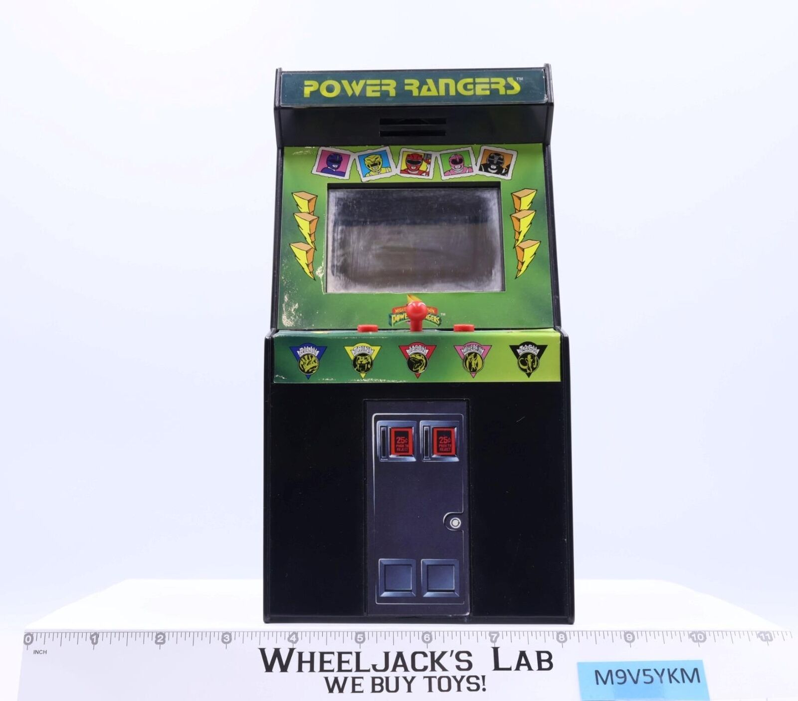 Power Rangers Electronic Talking Arcade Bank Game 1994 Saban WORKS ...