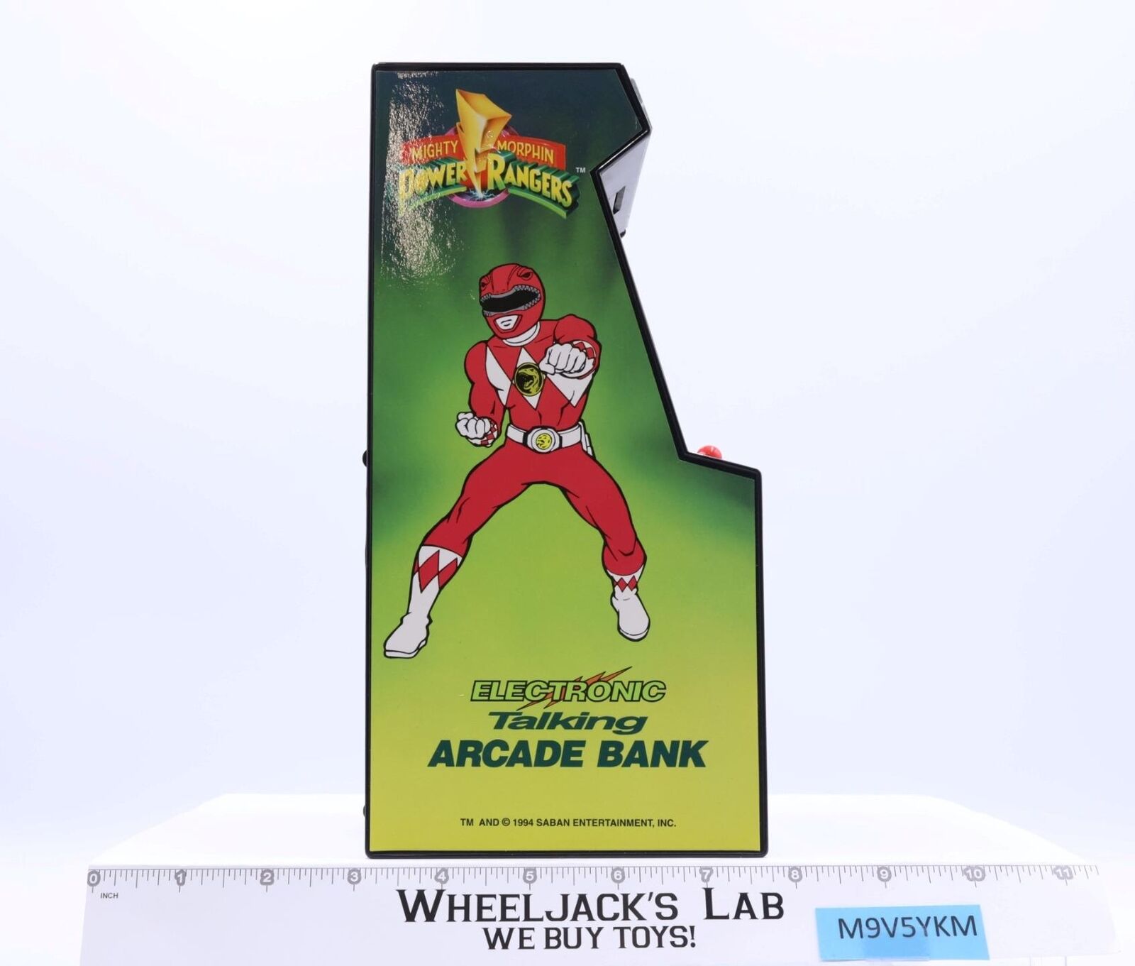 Power Rangers Electronic Talking Arcade Bank Game 1994 Saban WORKS ...