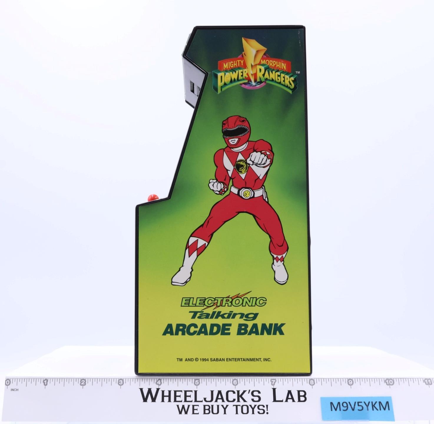Power Rangers Electronic Talking Arcade Bank Game 1994 Saban WORKS ...