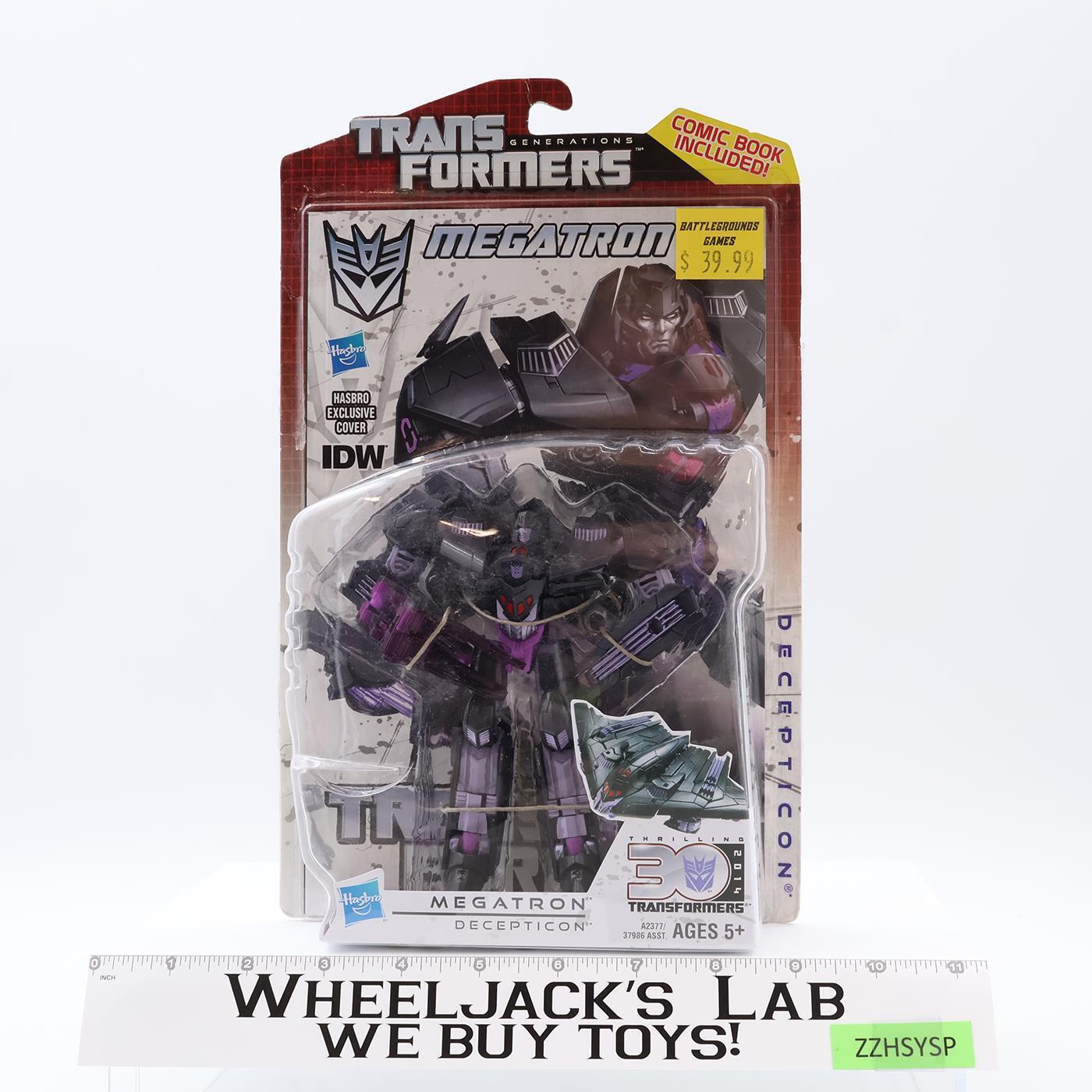 Megatron W/ Comic Book Thrilling 30 Generations Transformers 2012 ...
