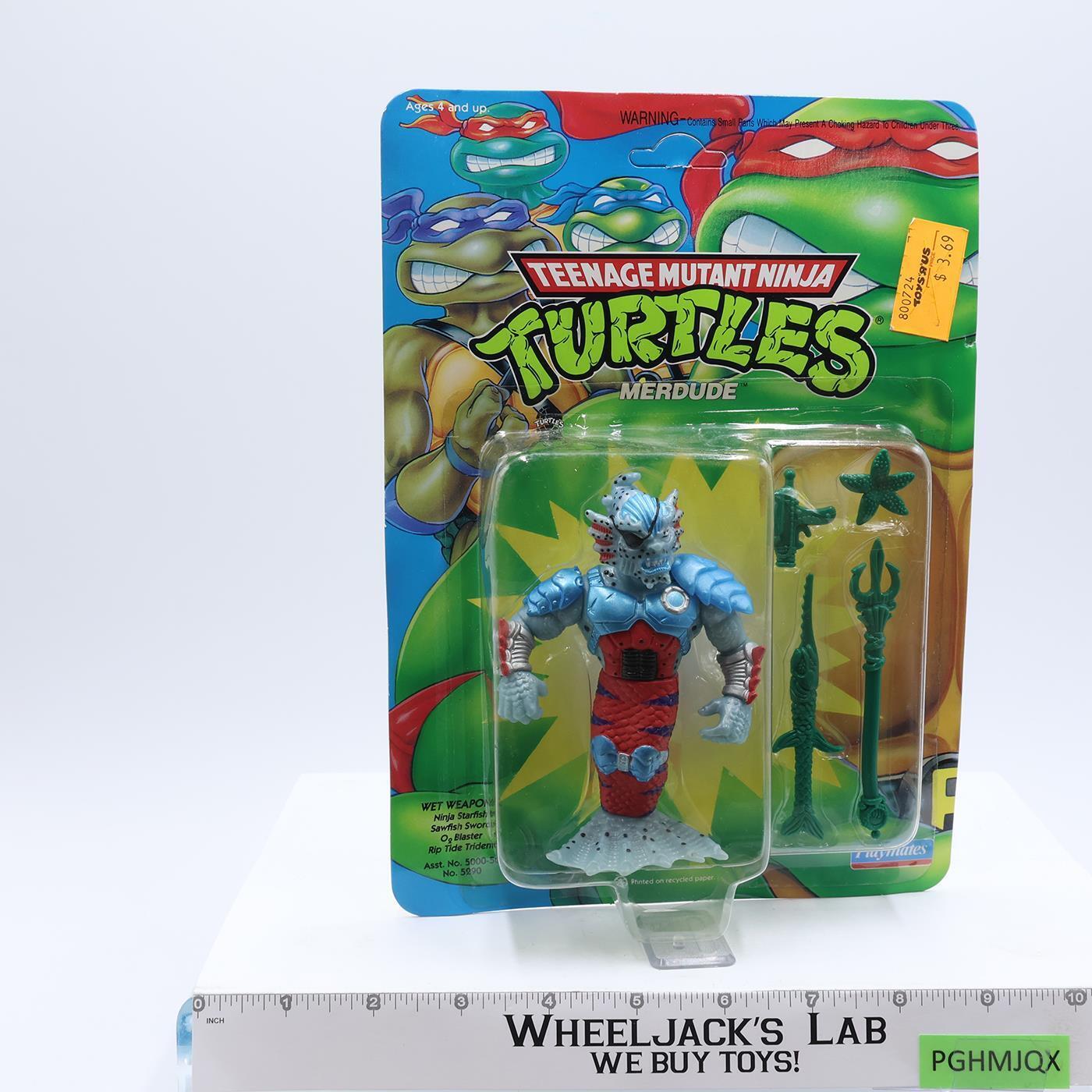Merdude Teenage Mutant Ninja Turtles TMNT 1992 Playmates UNPUNCHED MOSC ...