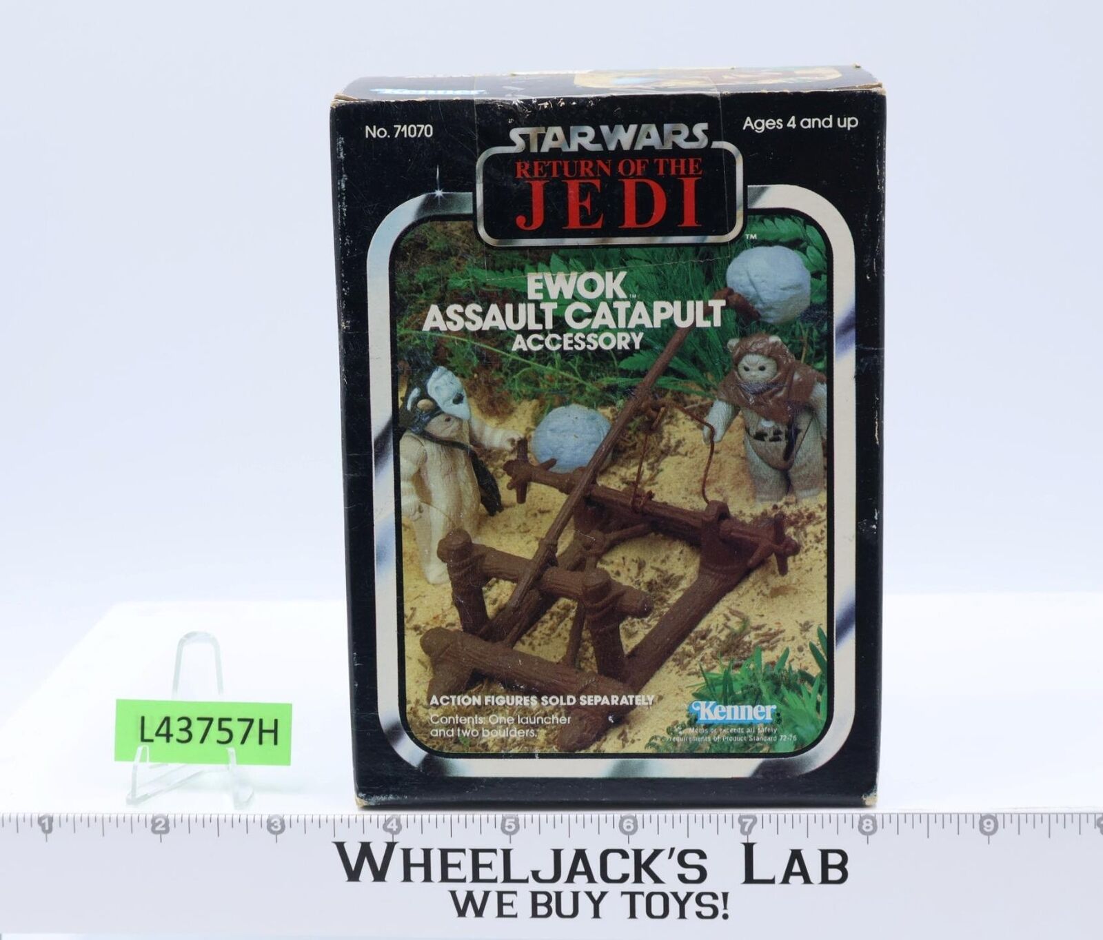 Ewok Assault Catapult Star Wars ROTJ 1984 Kenner Vehicle NEW MISB SEALED - Wheeljack's Lab