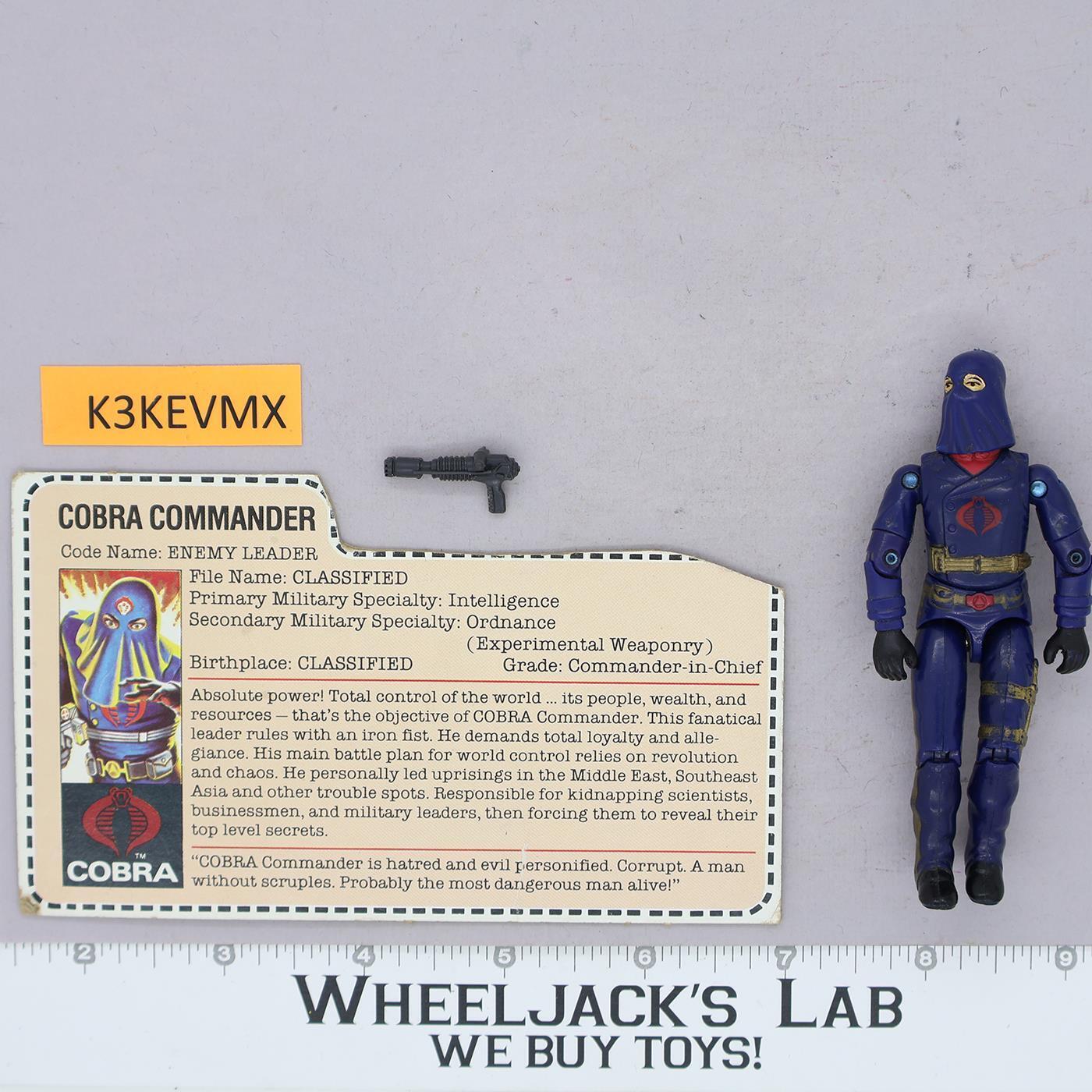 Cobra Commander V2 MAIL AWAY 100% Complete G.I. Joe 1984 Hasbro Vintage ...