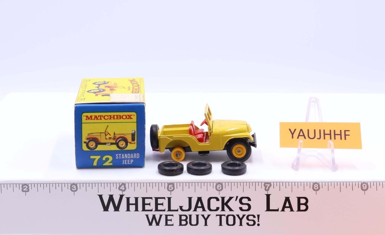 Standard Jeep 72 W Original Box Lesney Matchbox 1960's England ...