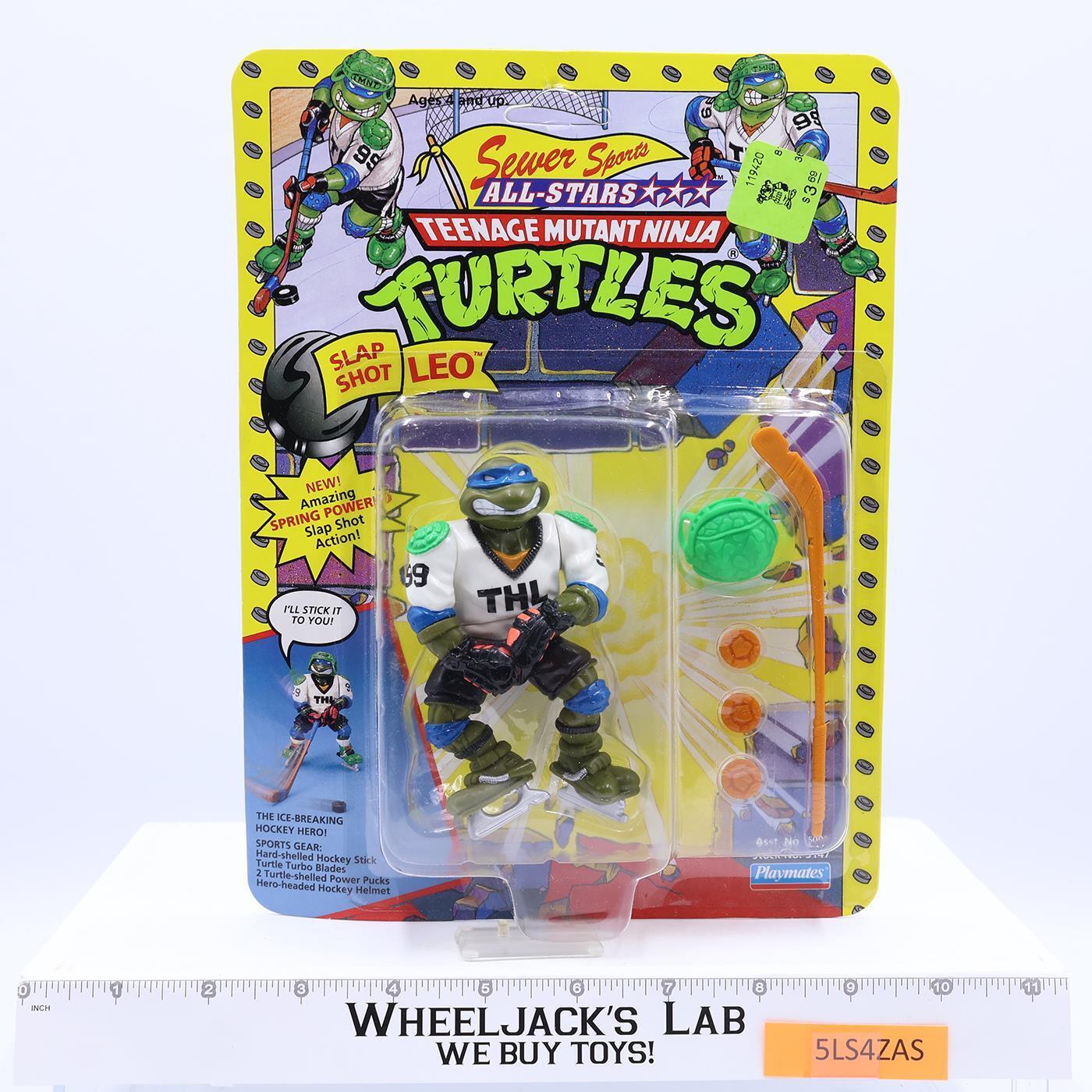 Slap Shot Leo Teenage Mutant Ninja Turtle TMNT 1991 Playmates NEW MOSC ...