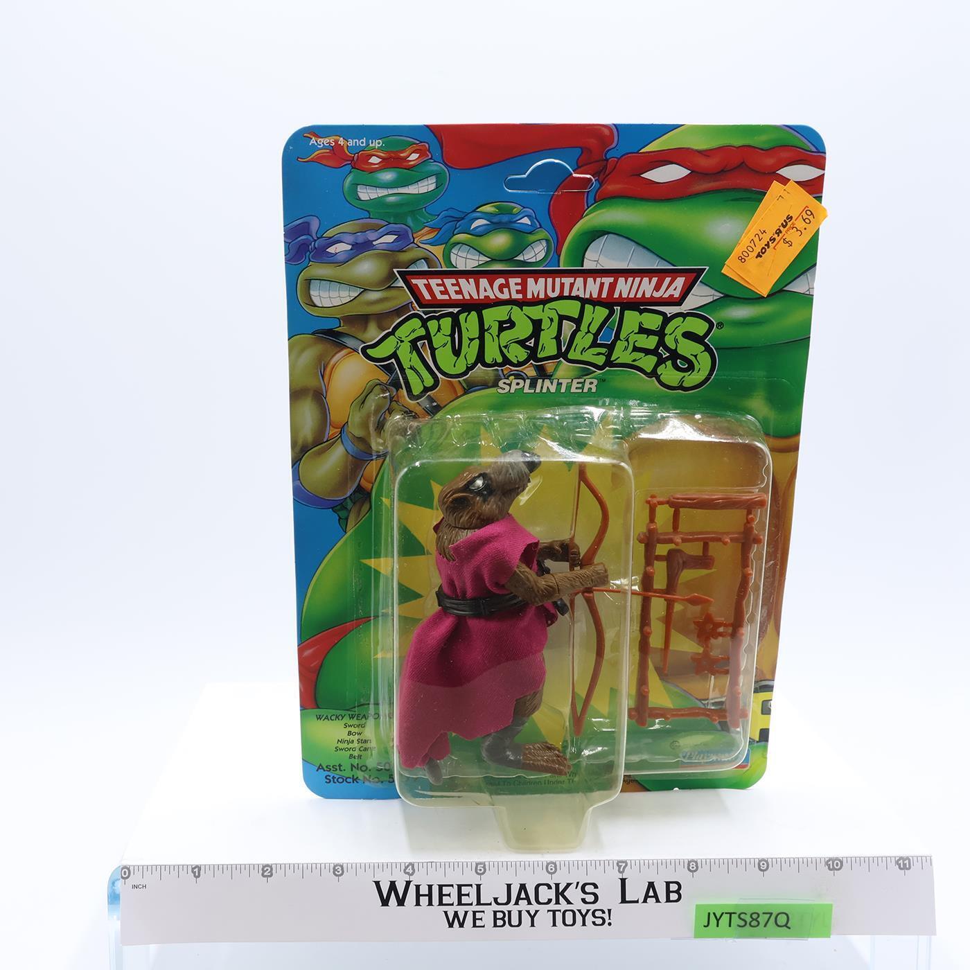 Splinter TMNT Teenage Mutant Ninja Turtles 1992 Playmates Vintage MOSC ...