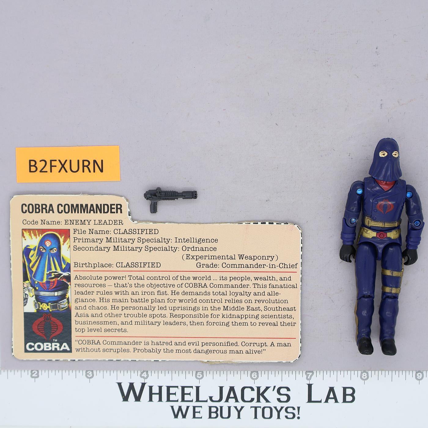 Cobra Commander V2 MAIL AWAY 100% Complete G.I. Joe 1984 Hasbro Vintage ...