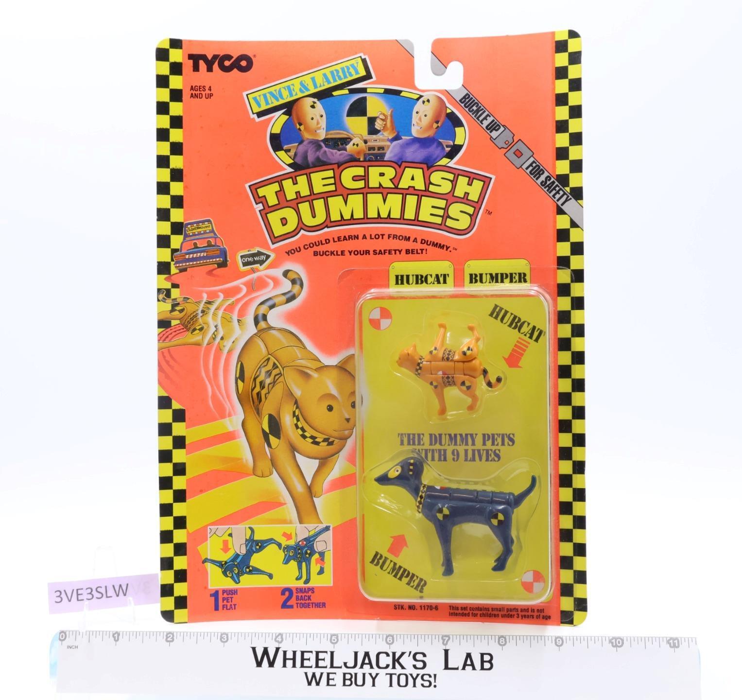 Hubcat & Bumper The Incredible Crash Dummies 1991 Tyco NEW SEALED MOSC ...