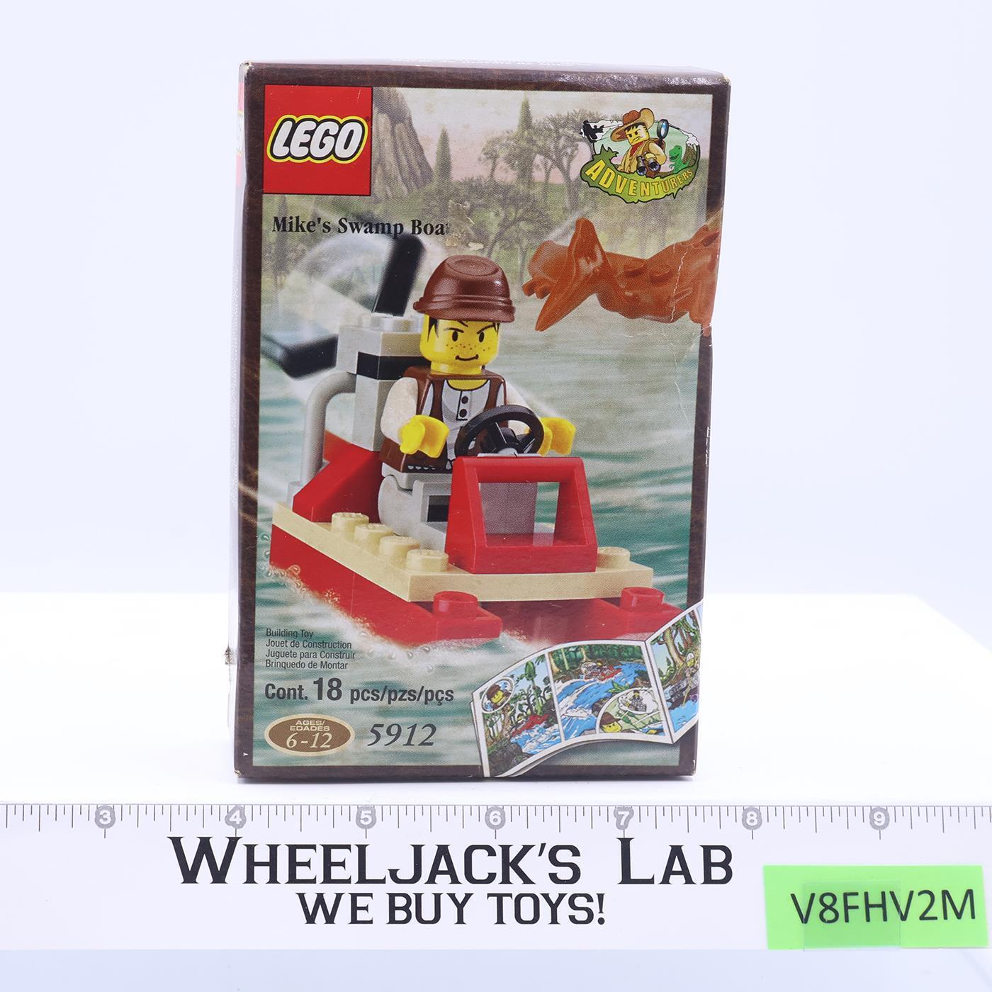 #5912 Mike's Swamp Boat Adventurers 2000 Lego System NEW SEALED ...