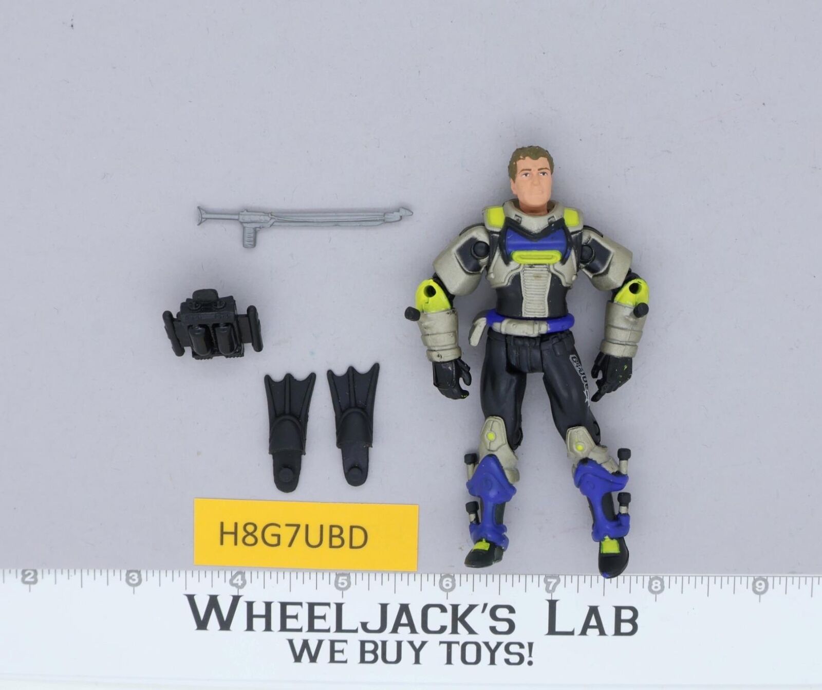 Wet-Suit V7 G.I. Joe 2002 Hasbro Action Figure - Wheeljack's Lab