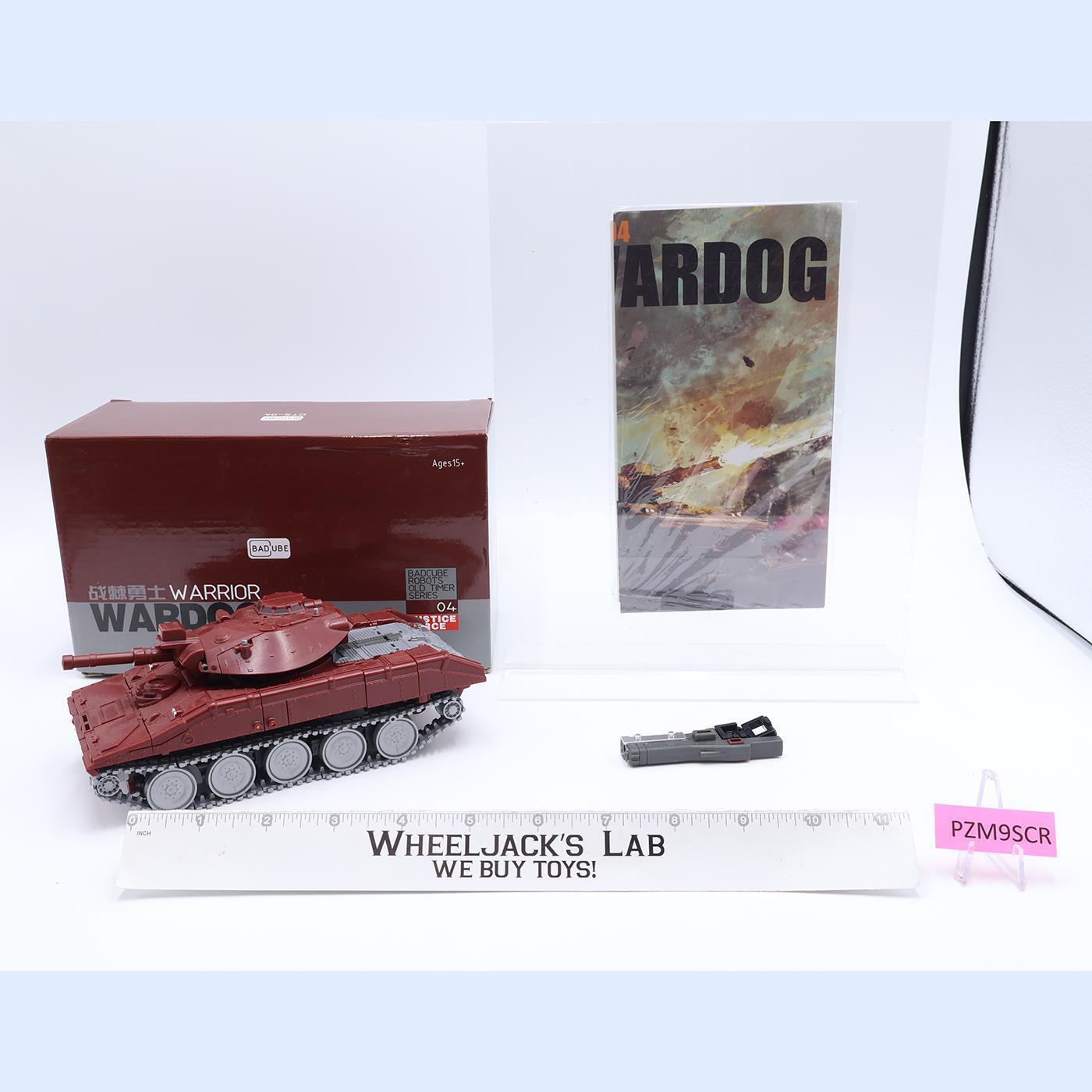 Warrior Wardog OTS-04 W/BOX & INSERTS 100% Complete Badcube Third Party ...