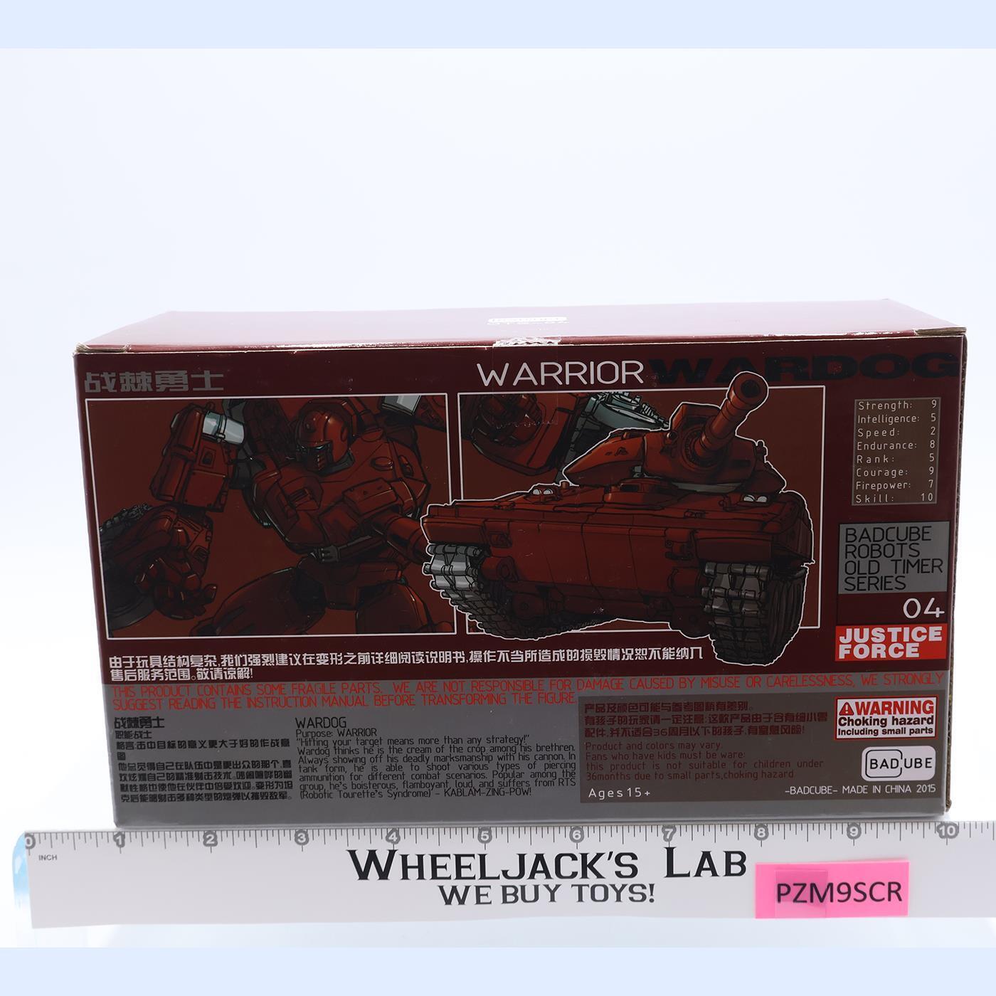 Warrior Wardog OTS-04 W/BOX & INSERTS 100% Complete Badcube Third Party ...