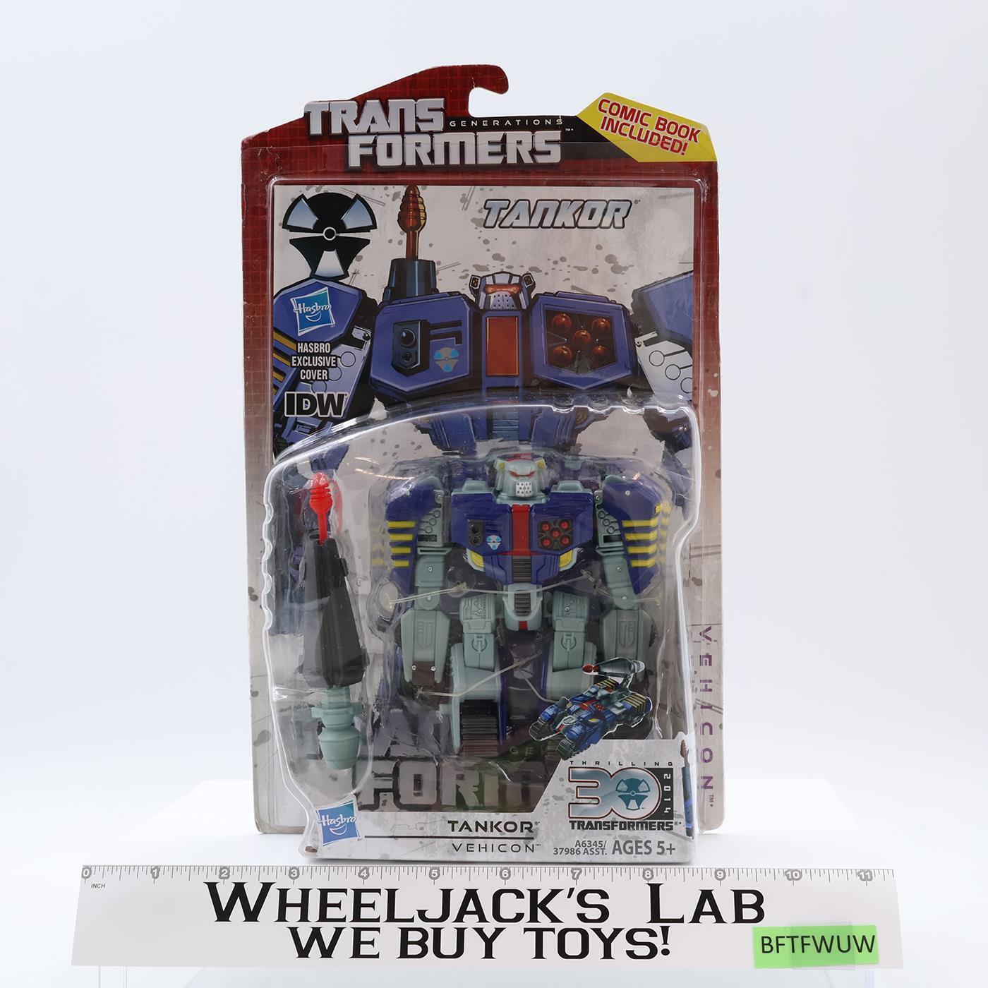 Tankor W/ Comic Book Thrilling 30 Generations Transformers 2013 Hasbro ...