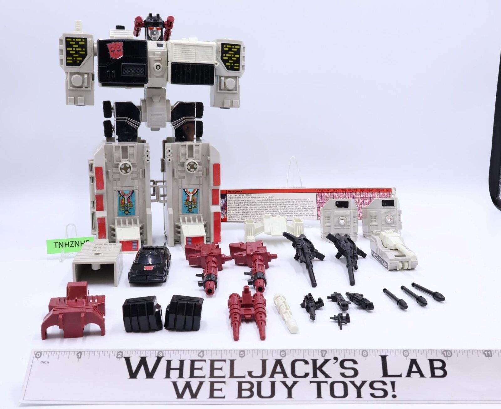 Metroplex 100% Complete RT Vintage 1985 G1 Transformers Hasbro Action ...