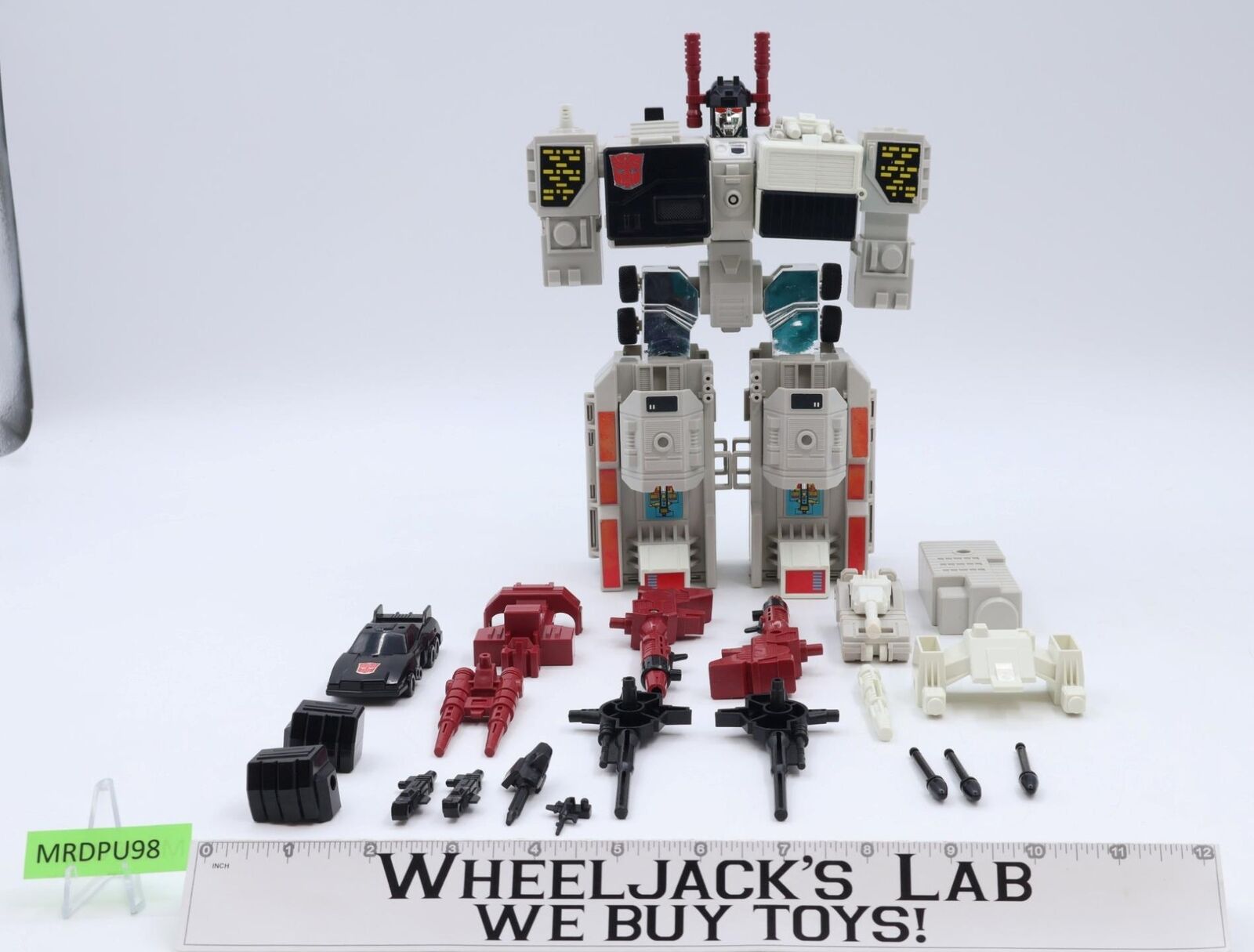 Metroplex 100% Complete RT Vintage 1985 G1 Transformers Hasbro Action ...