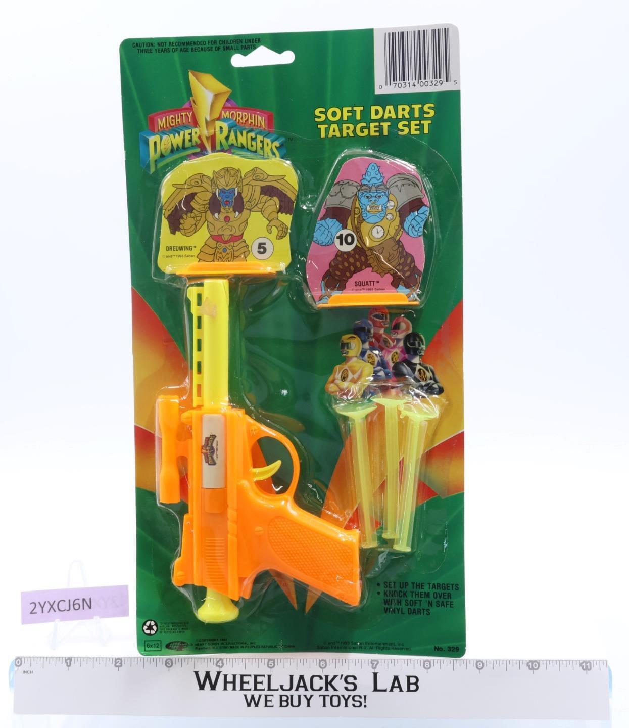 Soft Darts Target Set Mighty Morphin Power Rangers 1993 Henry Gordy NEW ...