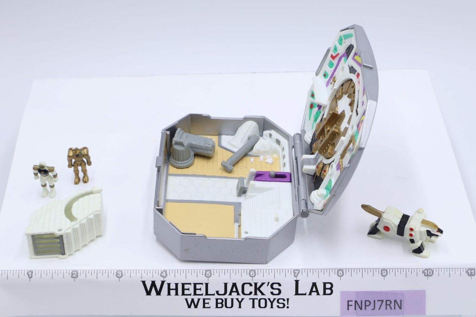 White Ranger Morpher Micro Mini Playset MMPR Morphin Power Rangers 1995 ...