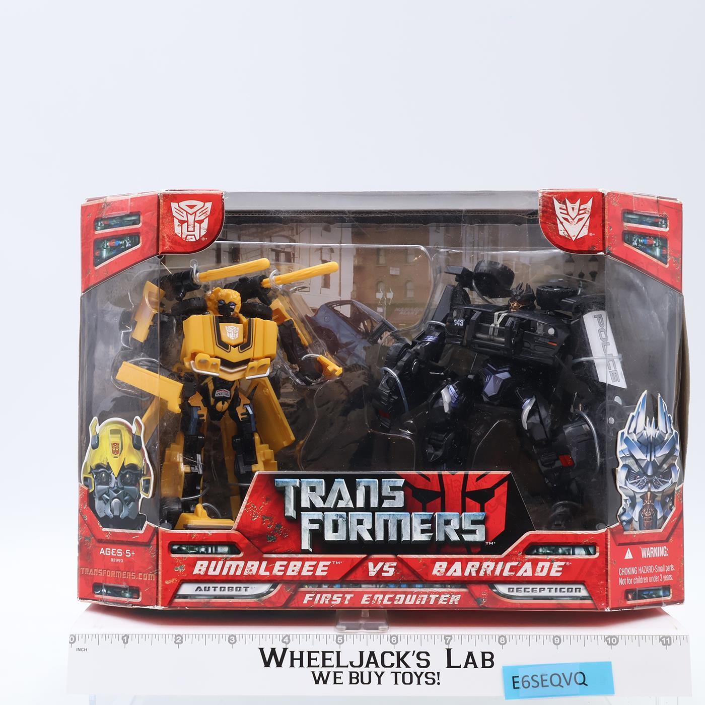 Autobot Bumblebee VS Decepticon Barricade Movie 2007 Hasbro Transformers MISB - Wheeljack's Lab