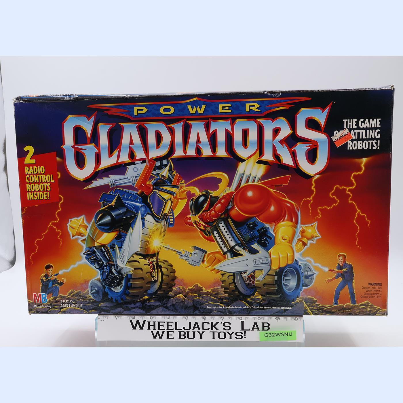 Power Gladiators Battling Robots 1993 Milton Bradley Game NEW SEALED ...