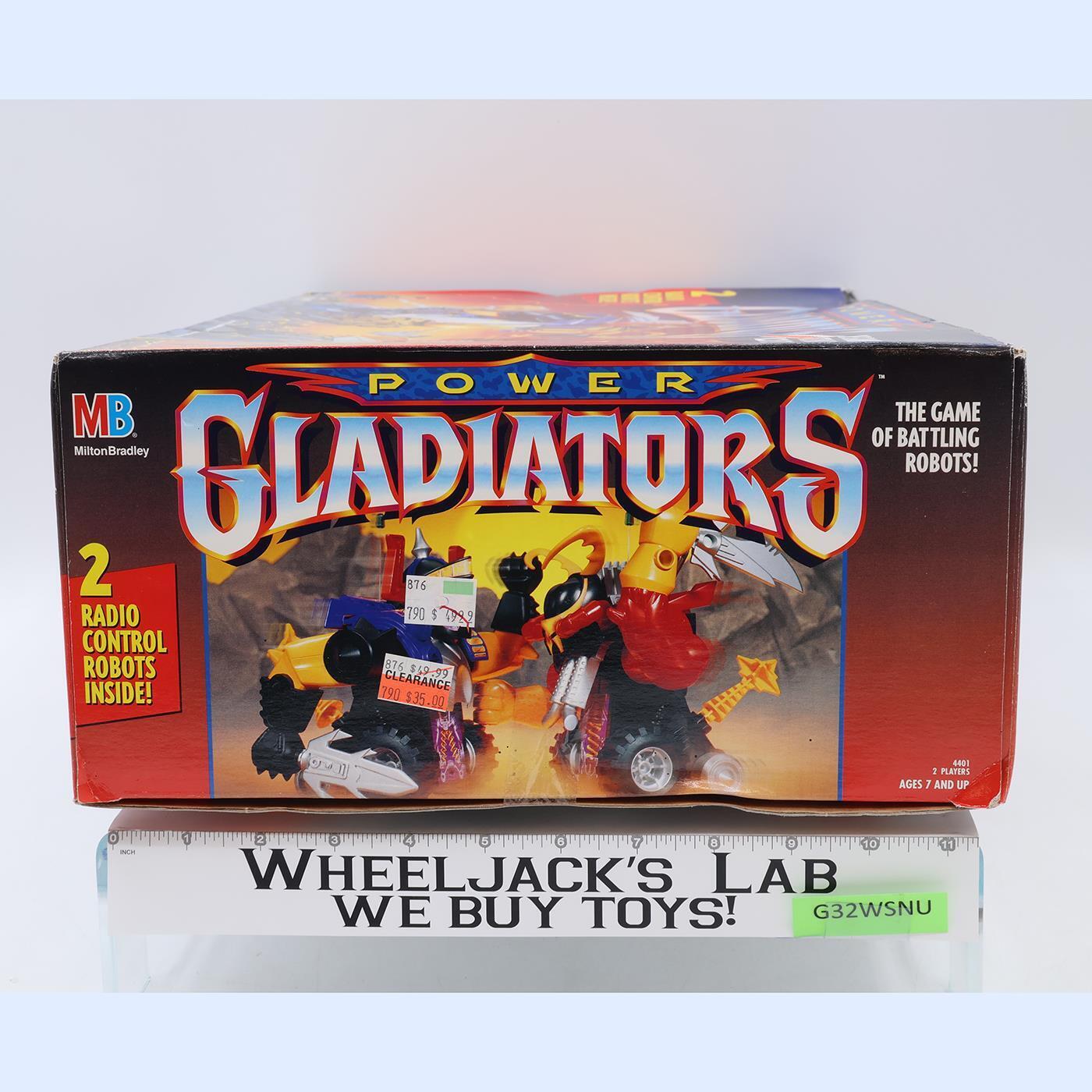 Power Gladiators Battling Robots 1993 Milton Bradley Game NEW SEALED ...