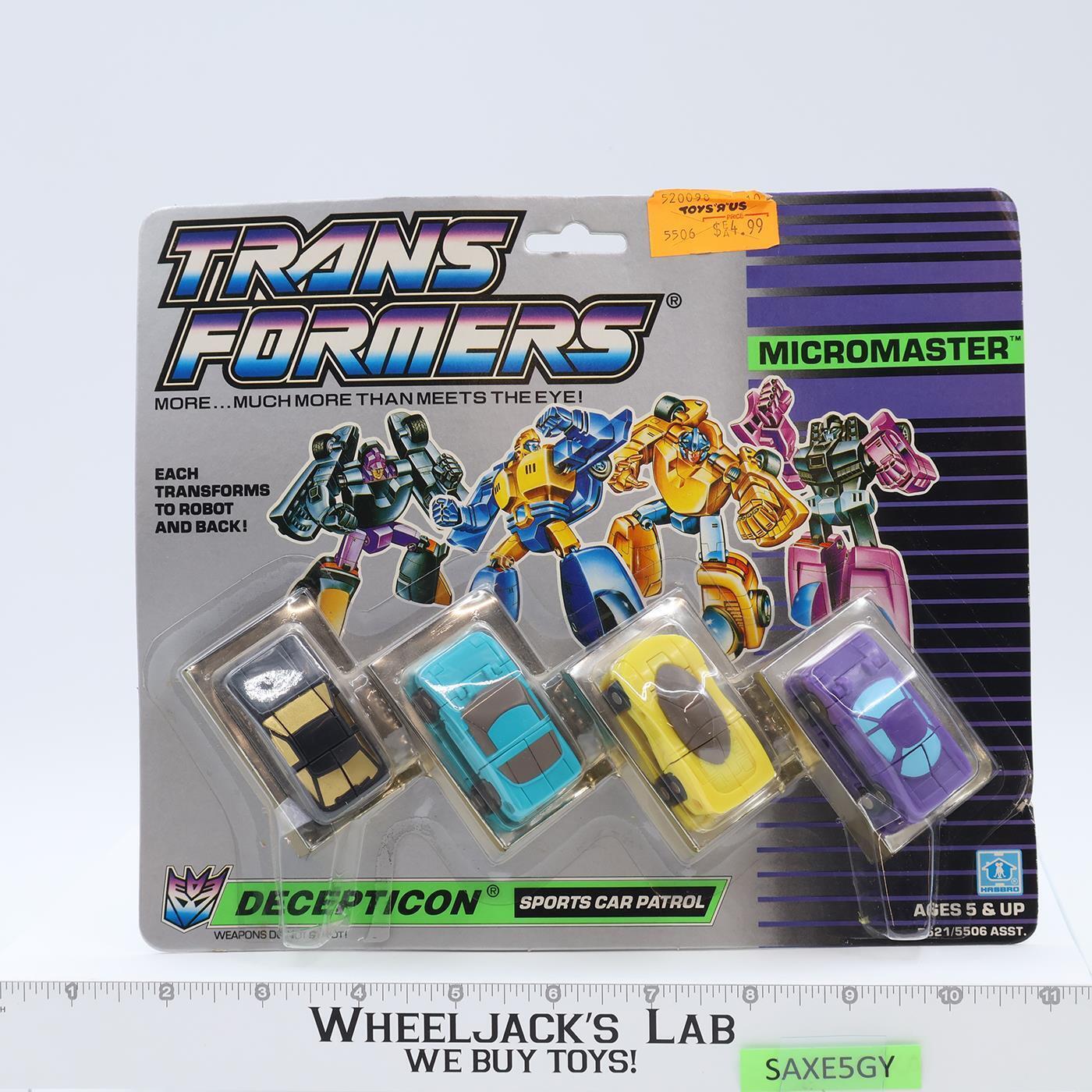 Sports Car Patrol Micromaster MOSC NEW 1988 Vintage Hasbro G1 ...