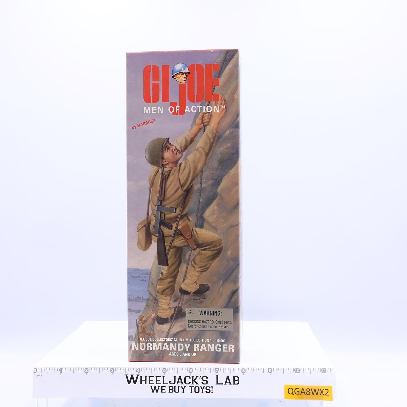 Normandy Ranger Red Hair 12" GI Joe Men of Action 1998 Hasbro SEALED w ...