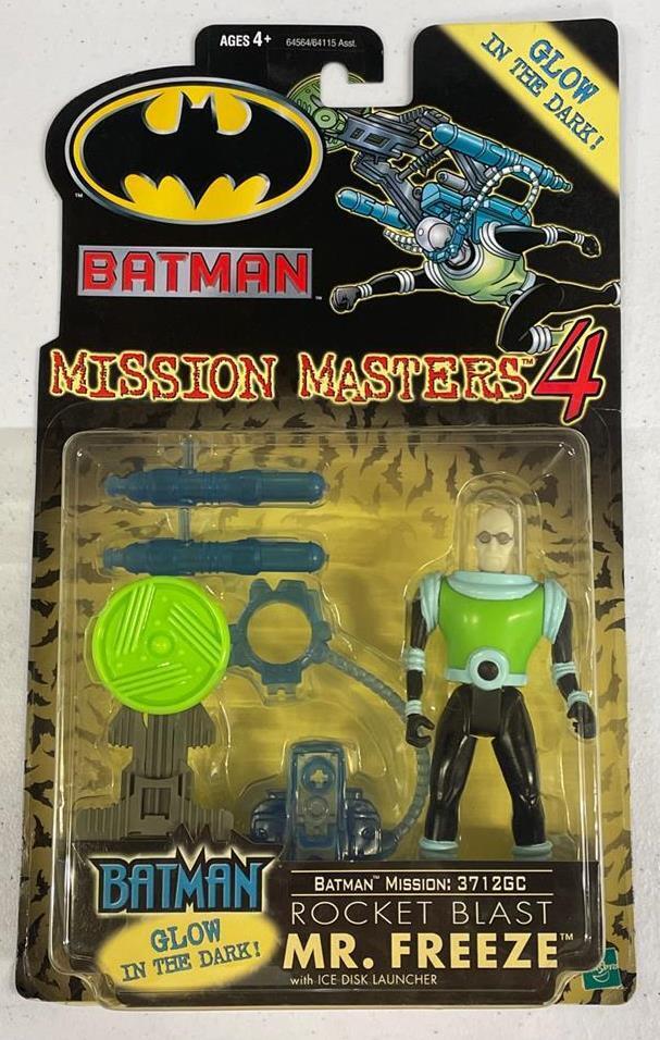 Rocket Blast Mr. Freeze Batman Mission Masters 4 Batman NEW MOSC Hasbro ...