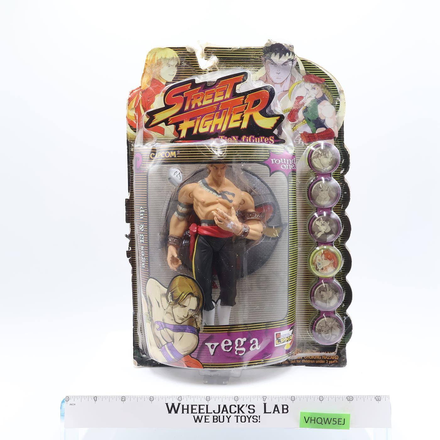 Vega Street Fighter Round 1 1999 Capcom Resaurus Toys Player 2 NEW ...