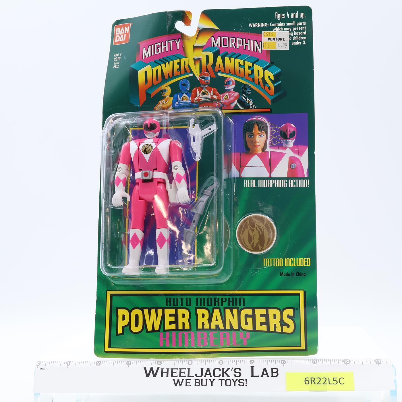 Auto Morphin Kimberly Pink Ranger MMPR Power Rangers 1994 Bandai NEW ...