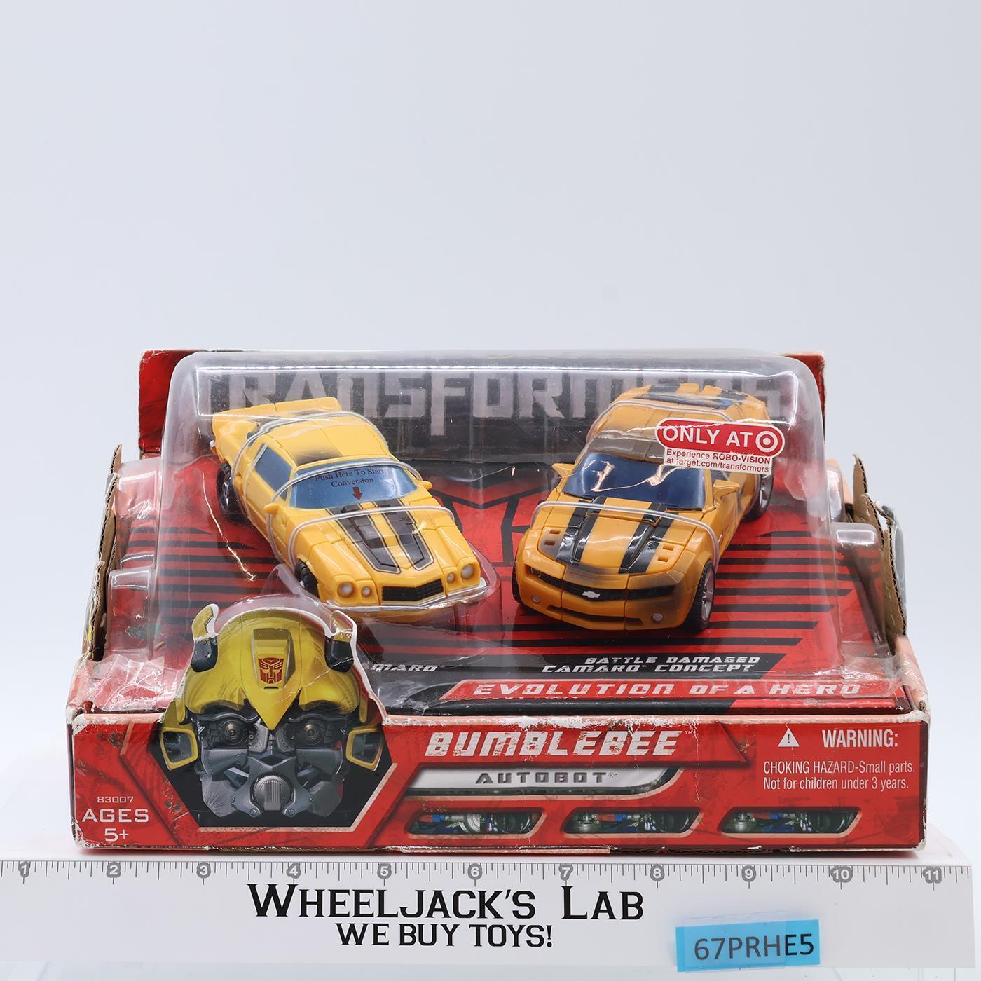 Bumblebee Evolution Of A Hero TARGET Movie 2007 Hasbro Transformers ...