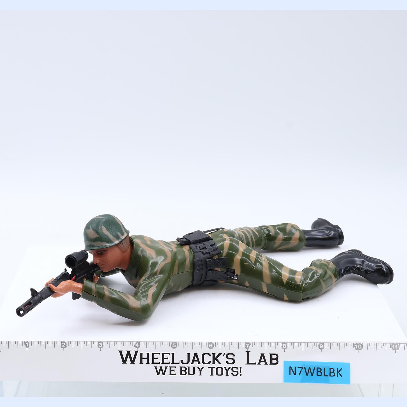 Crawling Army Man Battery Operated 1987 Regency Inc Vintage 12" Action ...