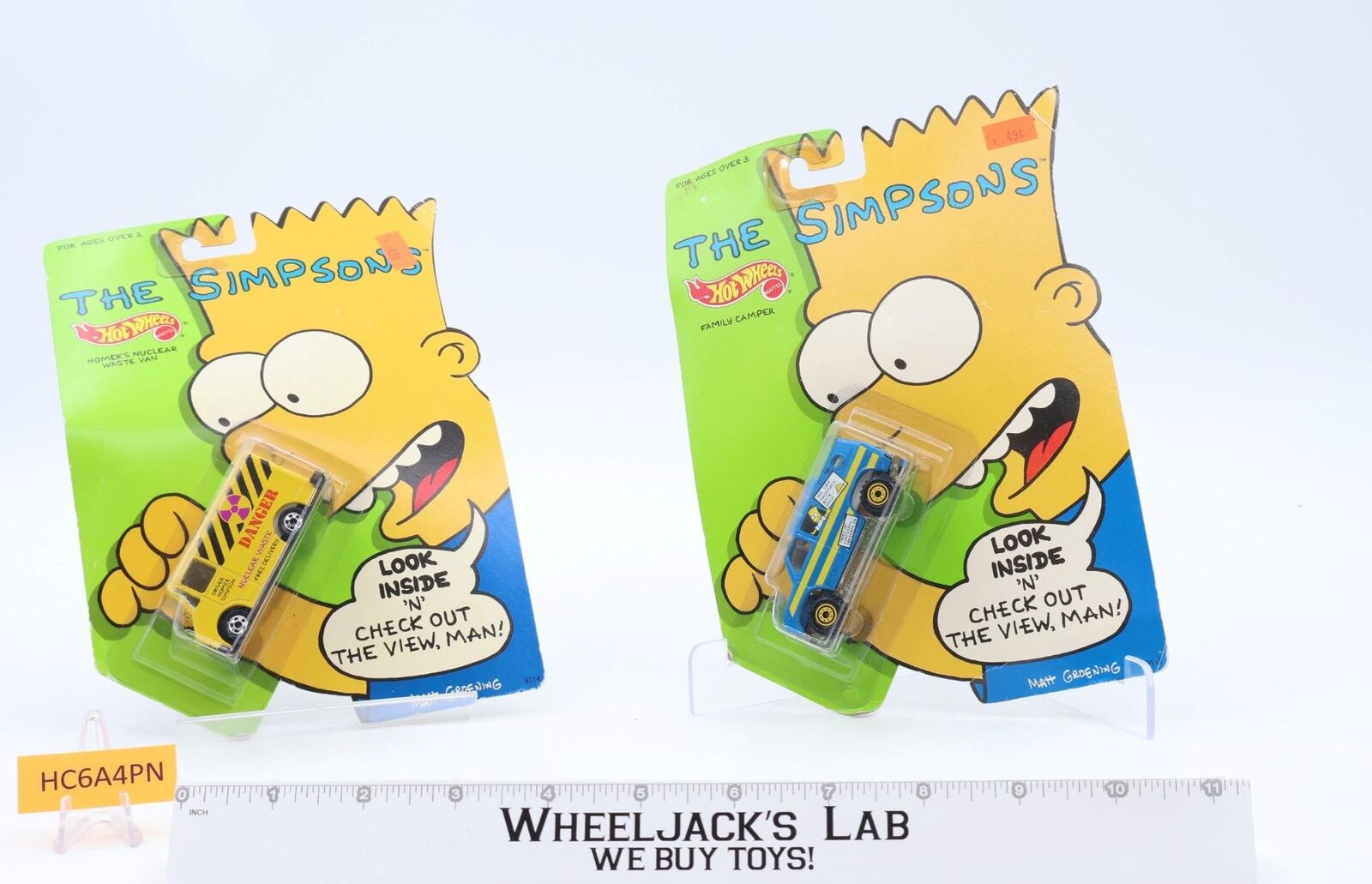 The Simpsons Family Camper & Homer's Nuclear Waste Van Hot Wheels NEW ...