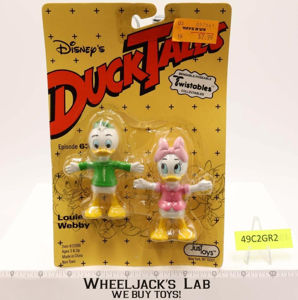 Louie and Webby DuckTales Disney Just Toys Action Figure MOSC NEW ...