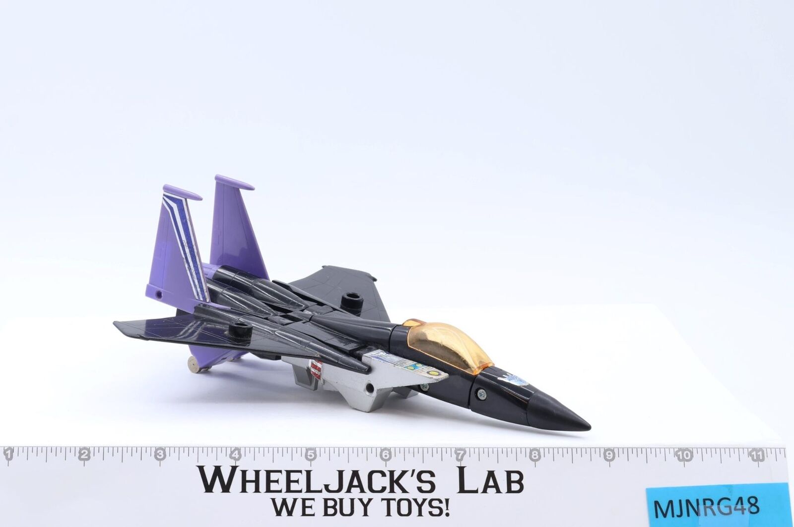 Skywarp 1984 Vintage G1 Transformers F-15 Fighter Hasbro Action Figure ...