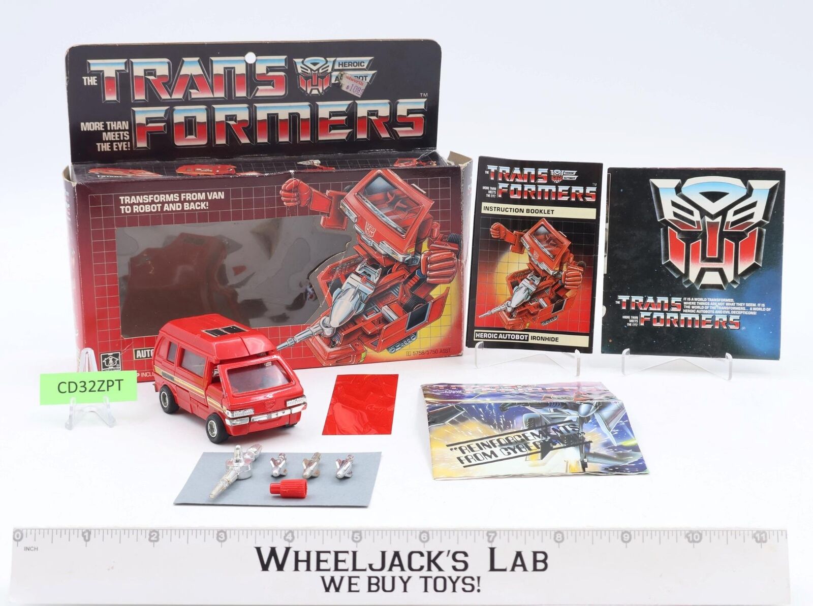 Ironhide 100% Complete W.BOX 1985 Vintage Hasbro Action Figure G1 ...