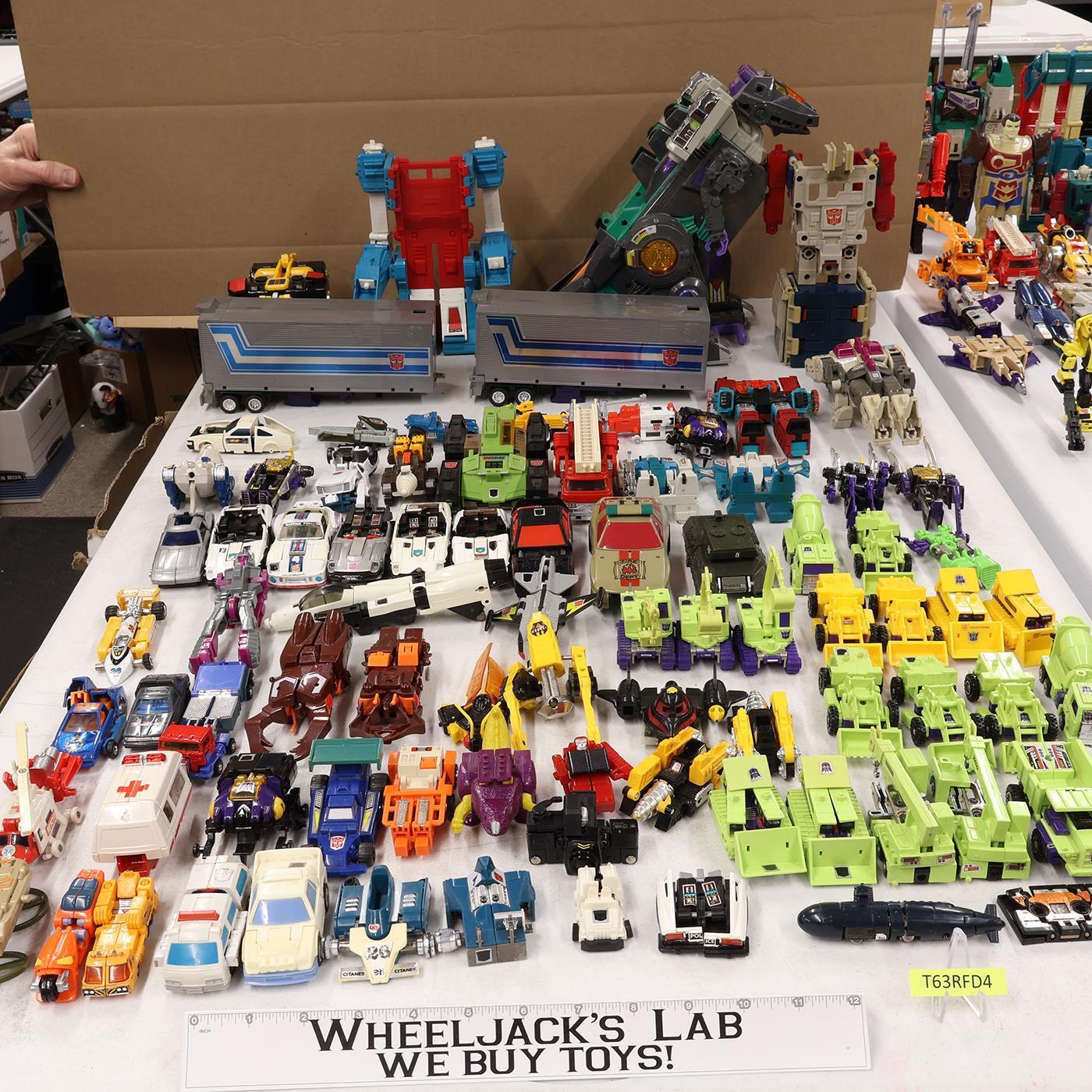 Lot of G1 Transformers 1980's Hasbro Vintage Action Figures - Wheeljack ...