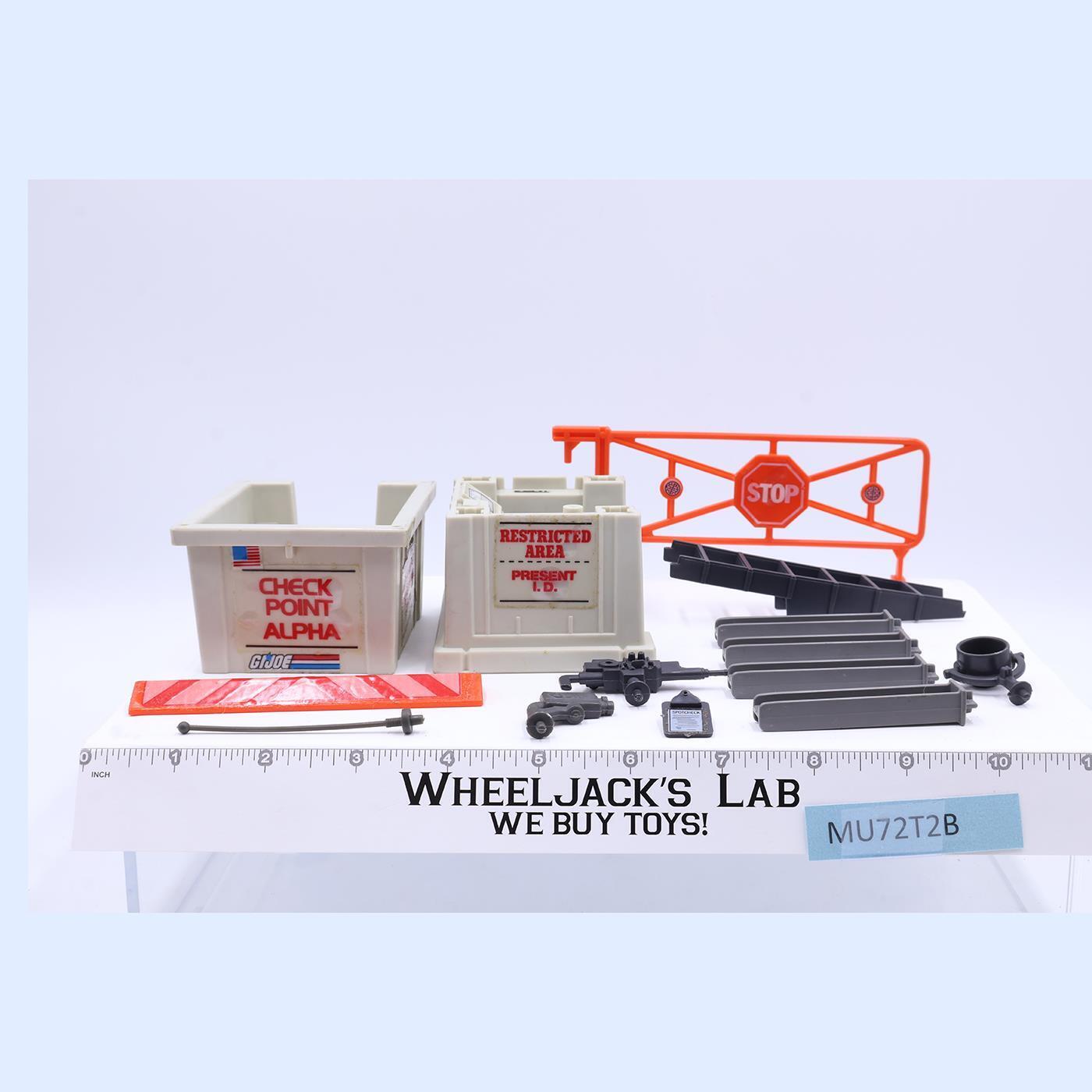 Check Point Alpha Battle Station 100% Complete GI Joe 1985 Hasbro ...