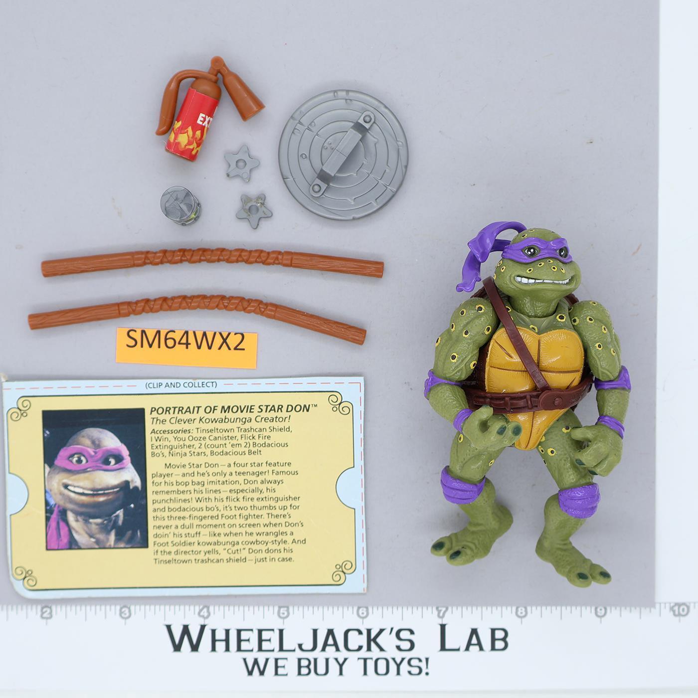 Movie Star Don Teenage 100% Complete Mutant Ninja Turtle 1992 Playmates ...