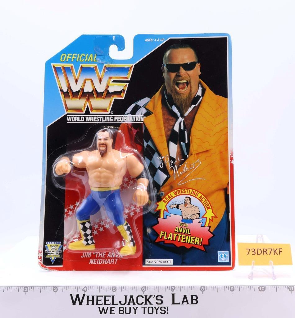 Jim The Anvil Neidhart WWF Wrestling Action Figure 1992 Hasbro NEW MOSC ...