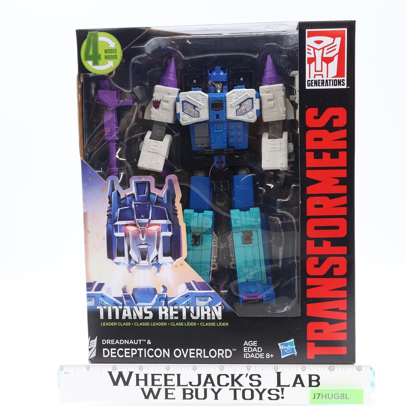 Dreadnaut & Overlord Transformers Titans Return 2016 Hasbro Figure NEW ...